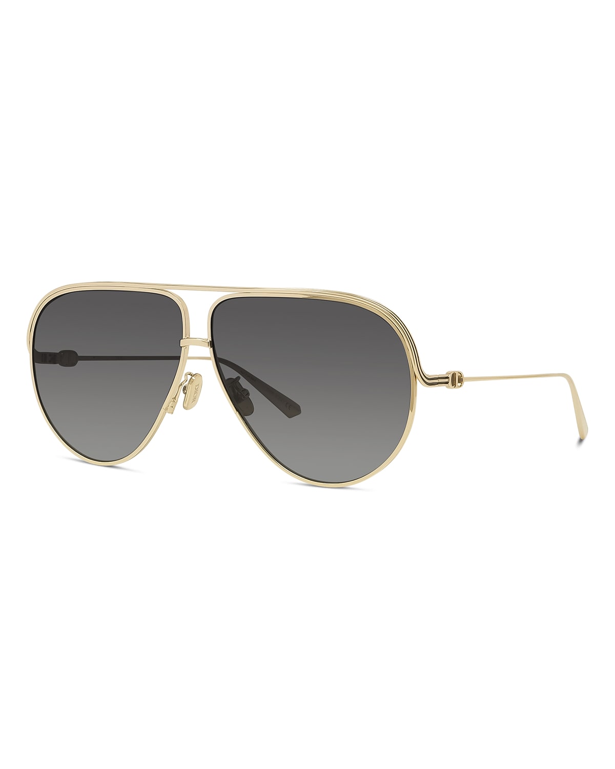 Gold Metal Frames Aviator Sunglasses | Neiman Marcus