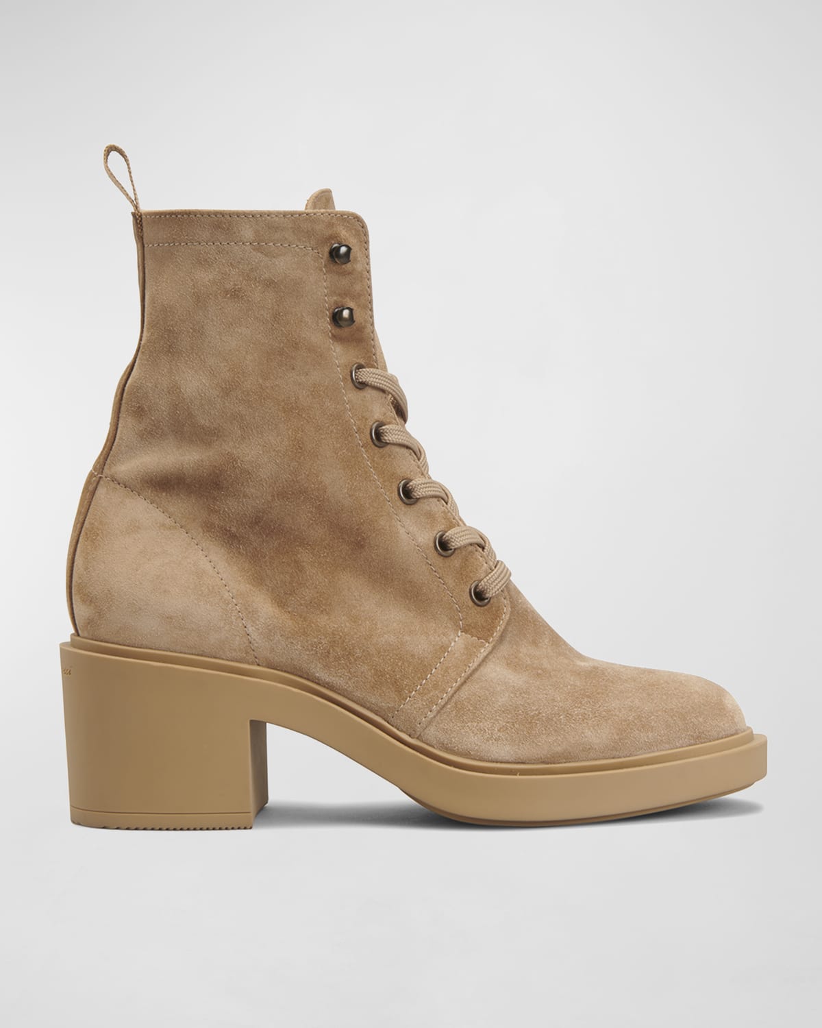 Lace Up Suede Boot | Neiman Marcus
