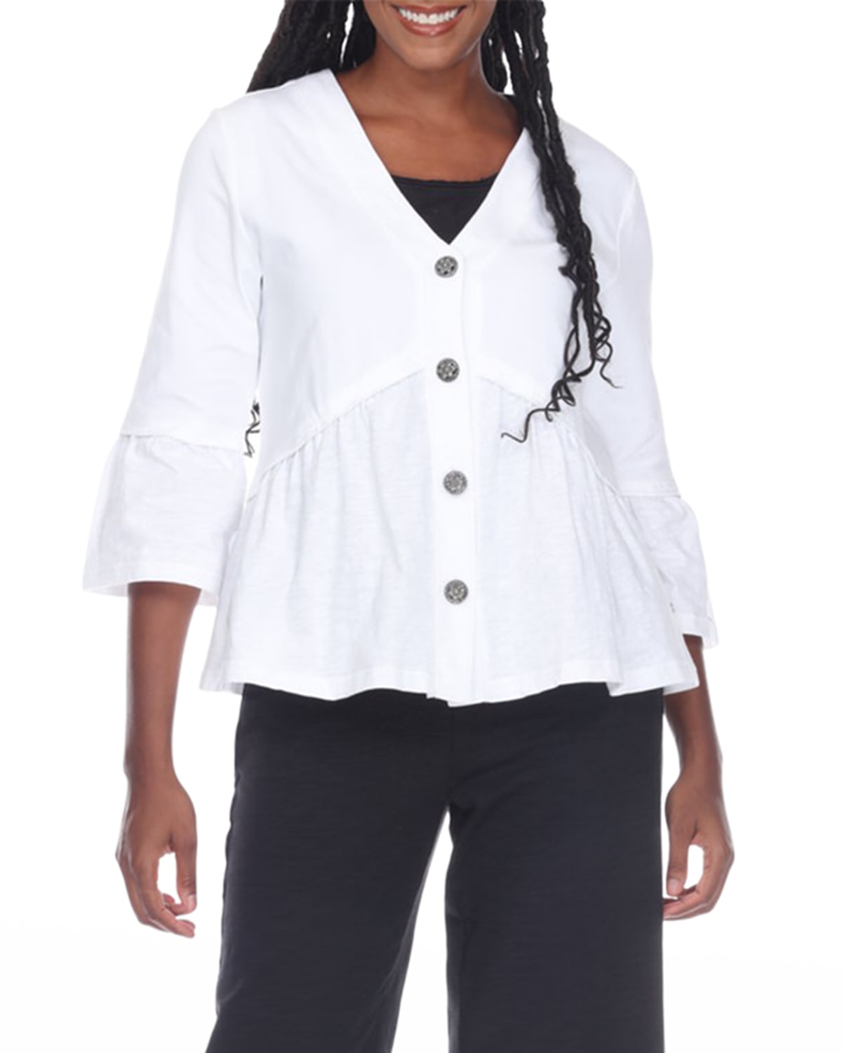 Womens Three Quarter Sleeves Jacket | Neiman Marcus