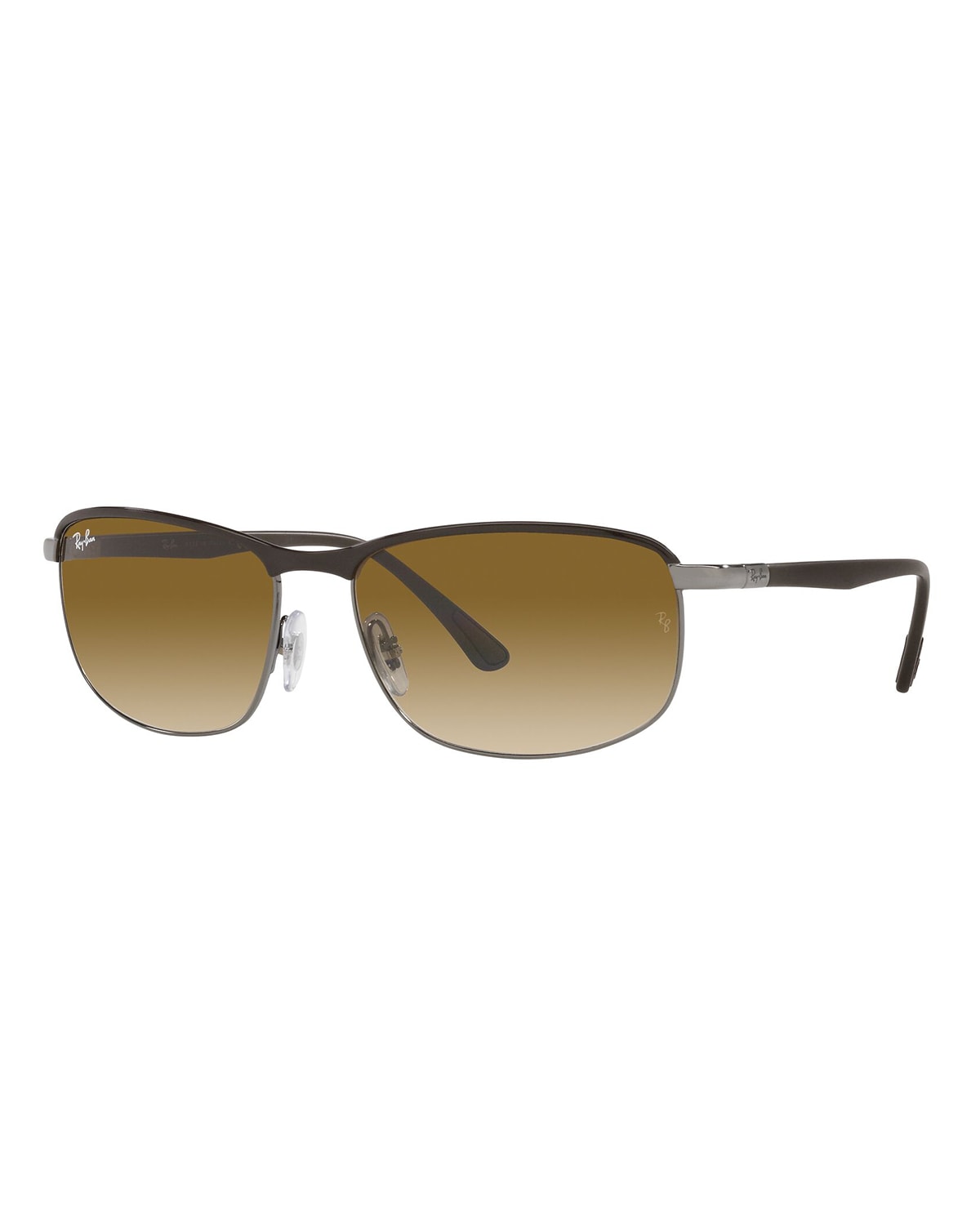 Ray-Ban Men's Half-Rim Metal Sunglasses with Gradient Lenses | Neiman ...