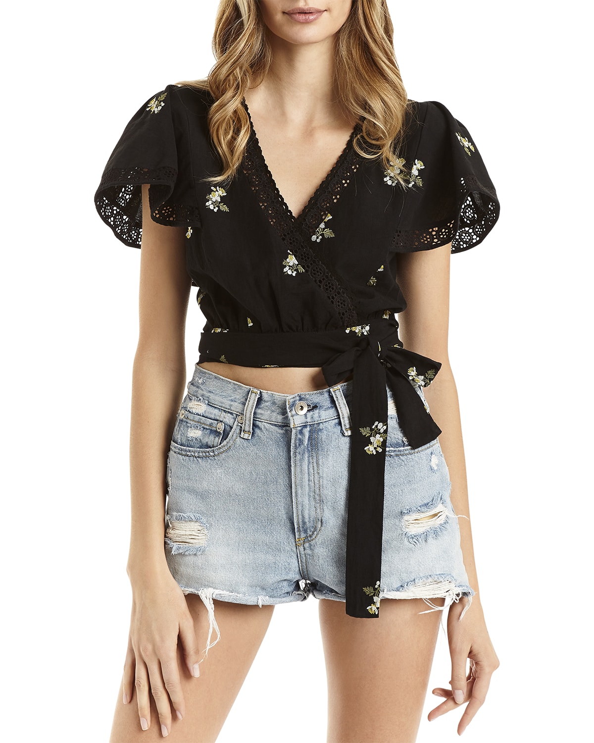 Womens Embroidered Top | Neiman Marcus
