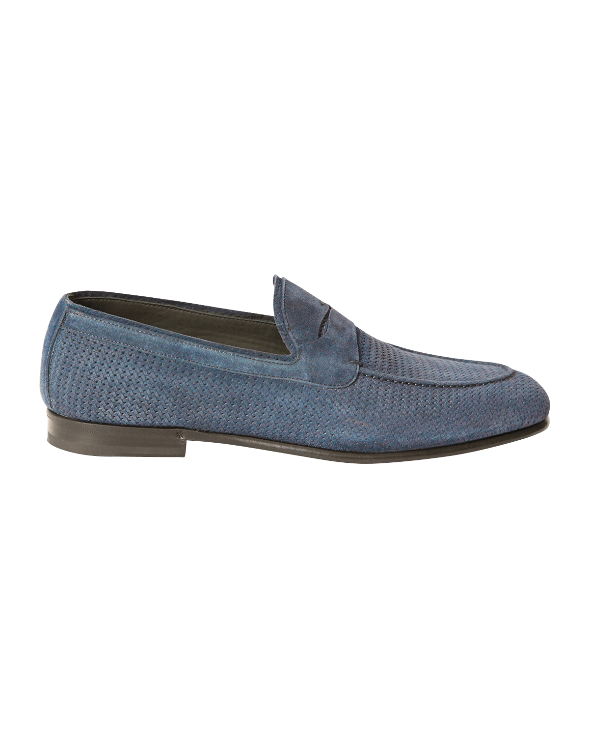 Manolo Blahnik Men's Mario Python Leather Loafers | Neiman Marcus