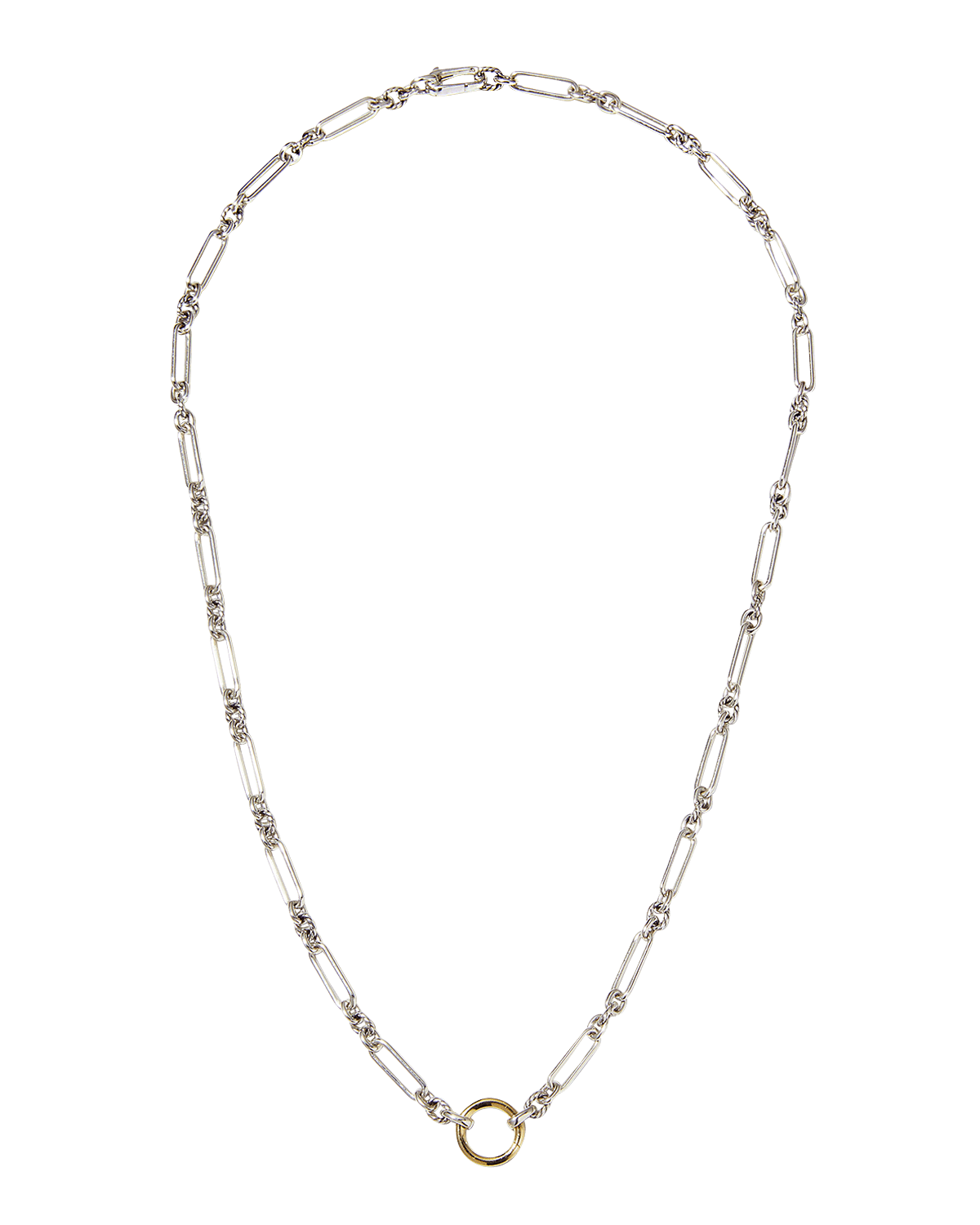 David Yurman Baby Box Chain with Gold, 20"L | Neiman Marcus