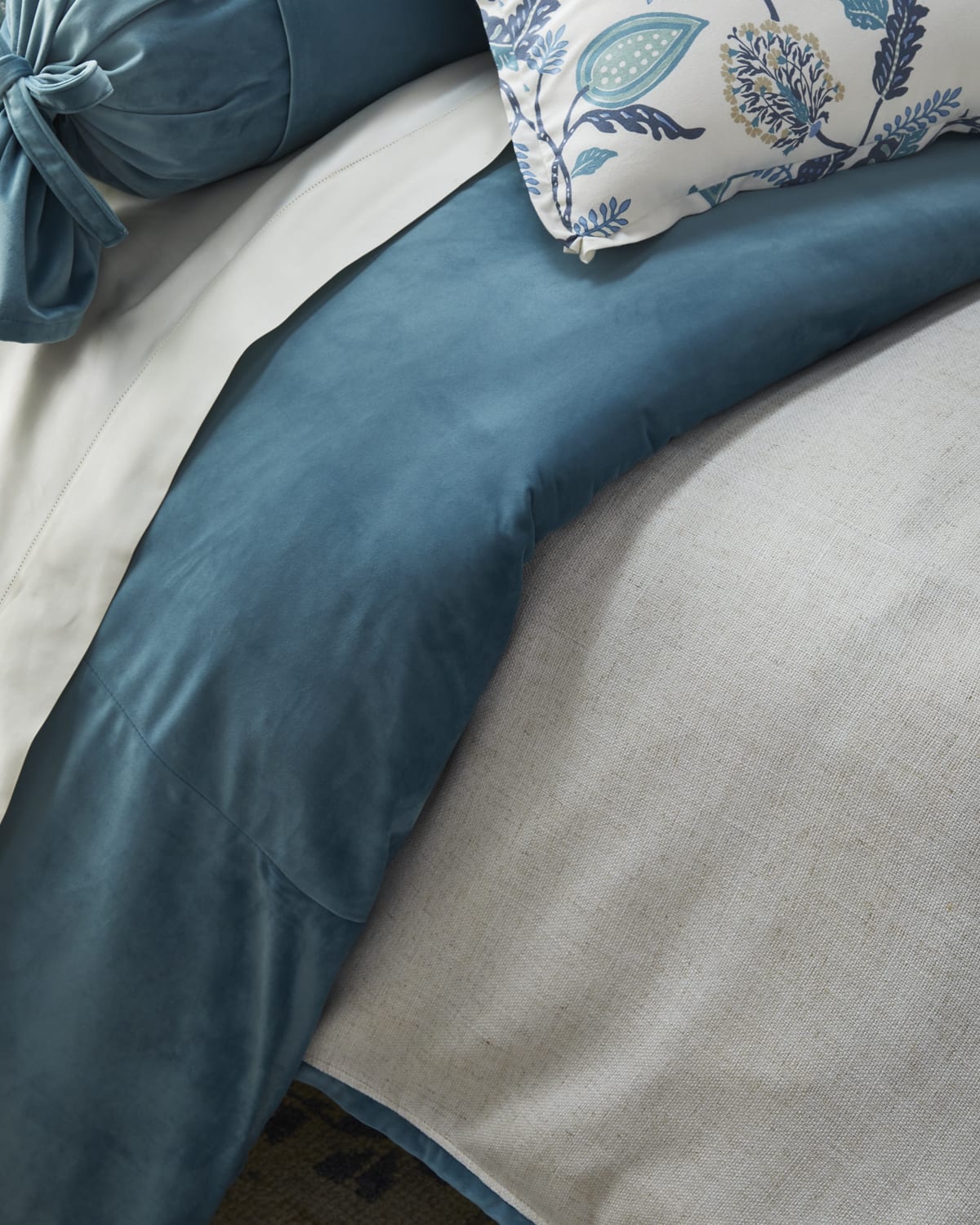 Blue Velvet Bedding | Neiman Marcus