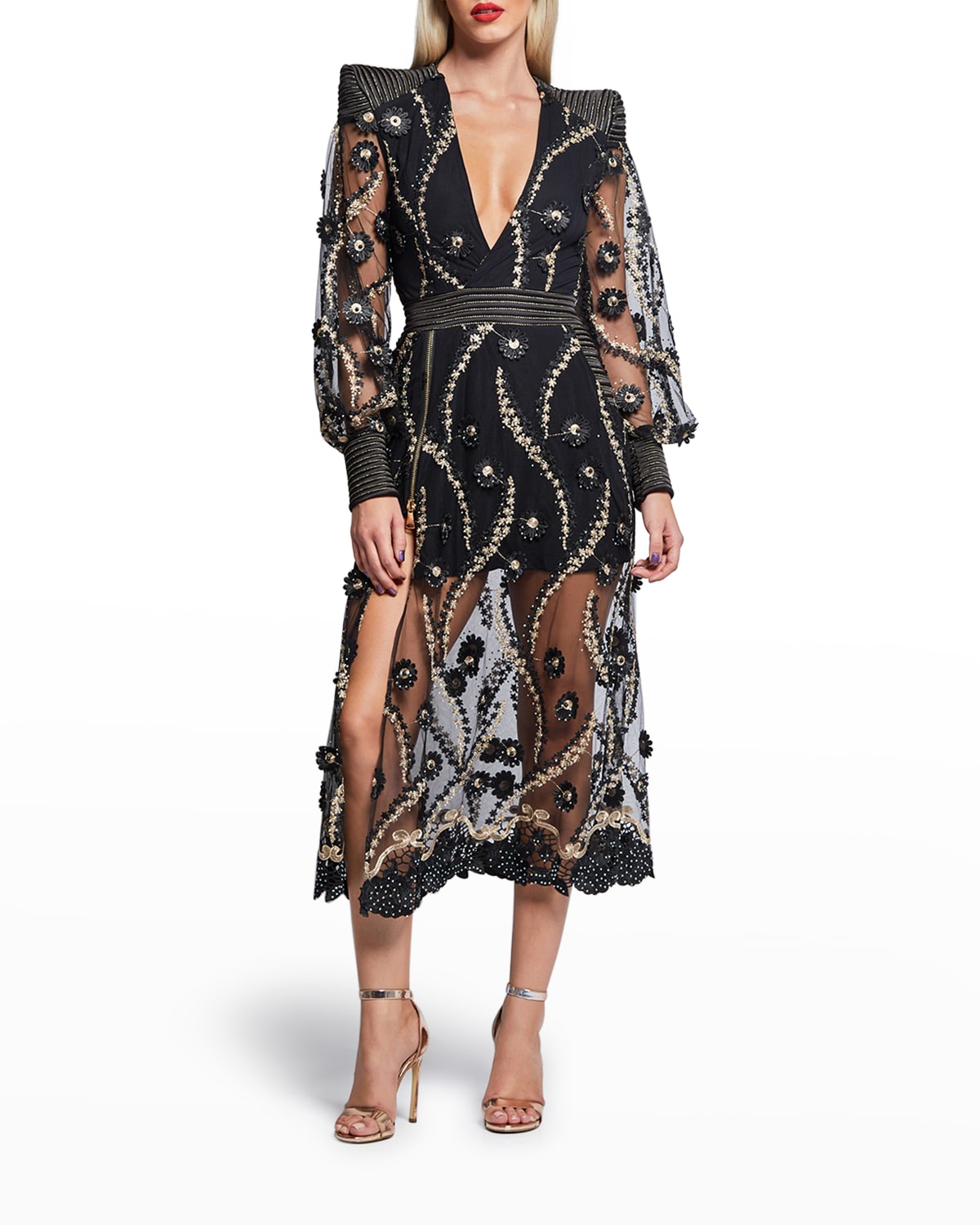 A Line Cocktail Dress | Neiman Marcus