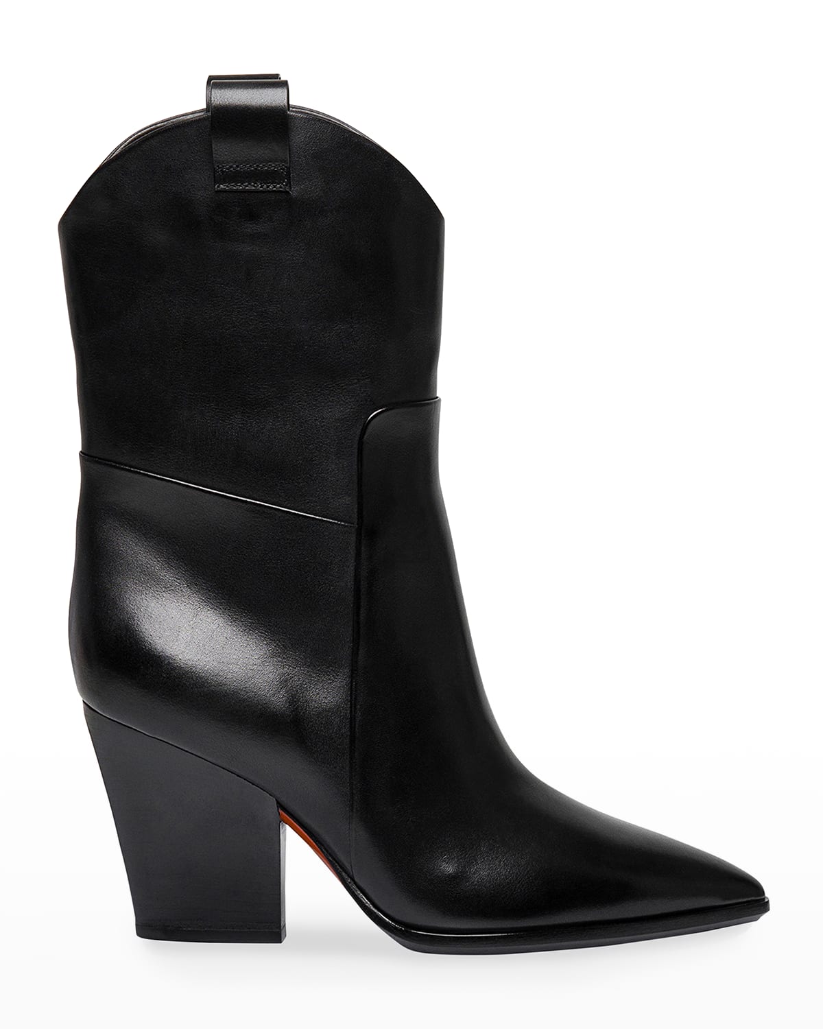 Pointed Toe Leather Boot | Neiman Marcus