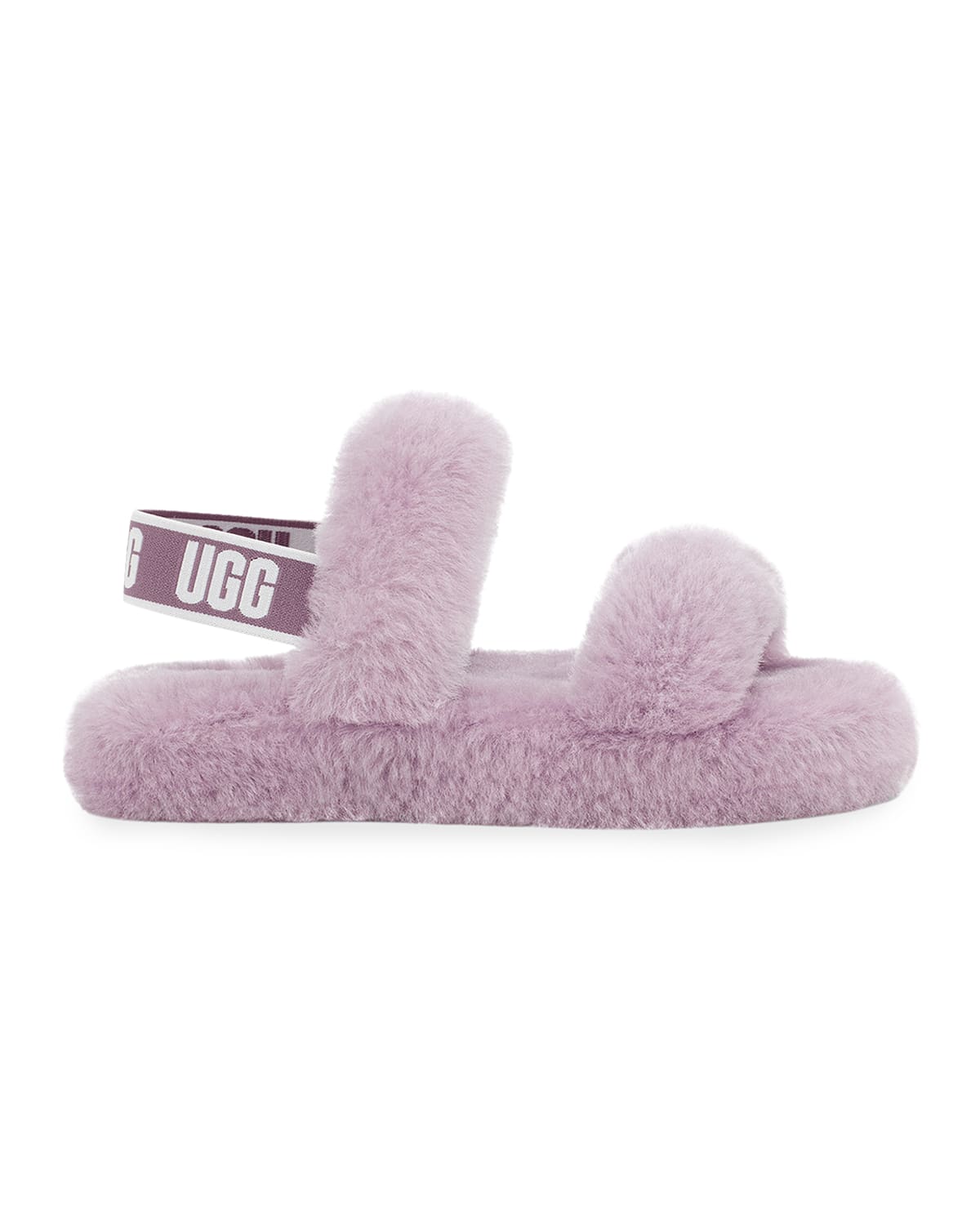 Ugg Kids' ® Oh Yeah Genuine Shearling Slingback Slipper In Shadow ...