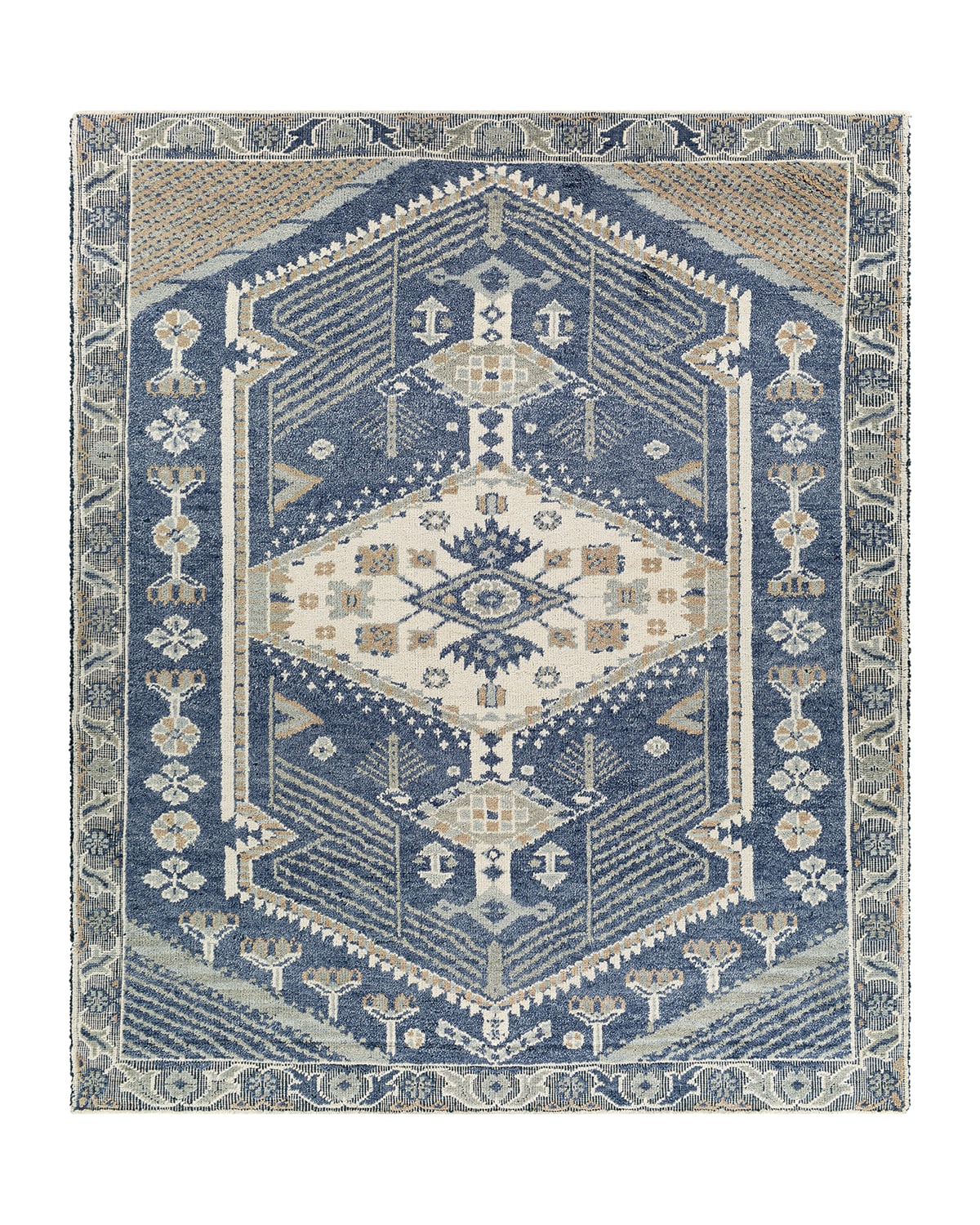 Hand Knotted Wool Rug | Neiman Marcus