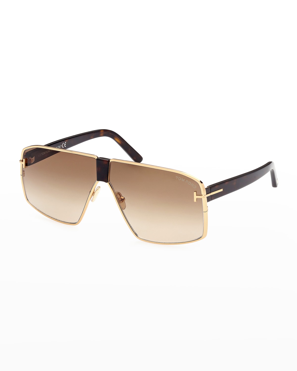 TOM FORD Men's Magnus Golden Metal Sunglasses | Neiman Marcus
