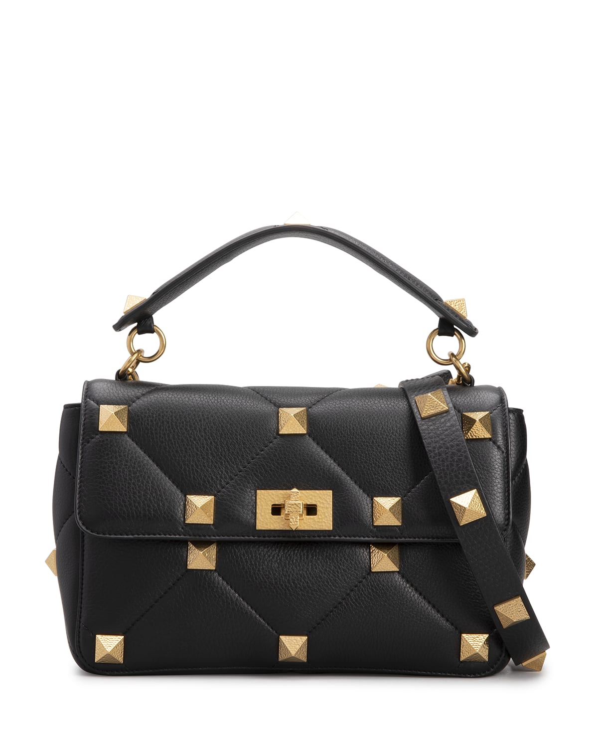 Black Padlock Handbag | Neiman Marcus