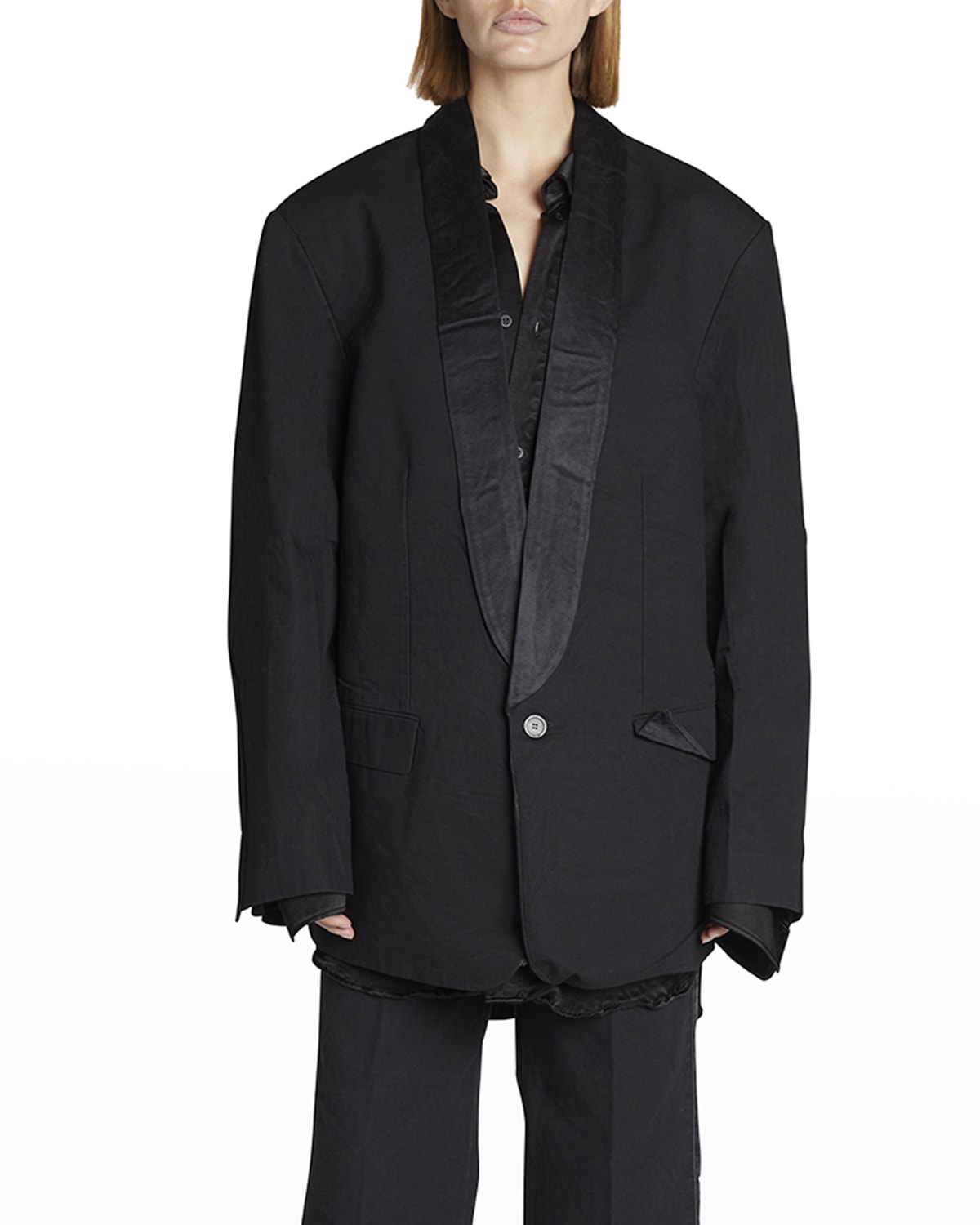 Long Tuxedo Jacket | Neiman Marcus