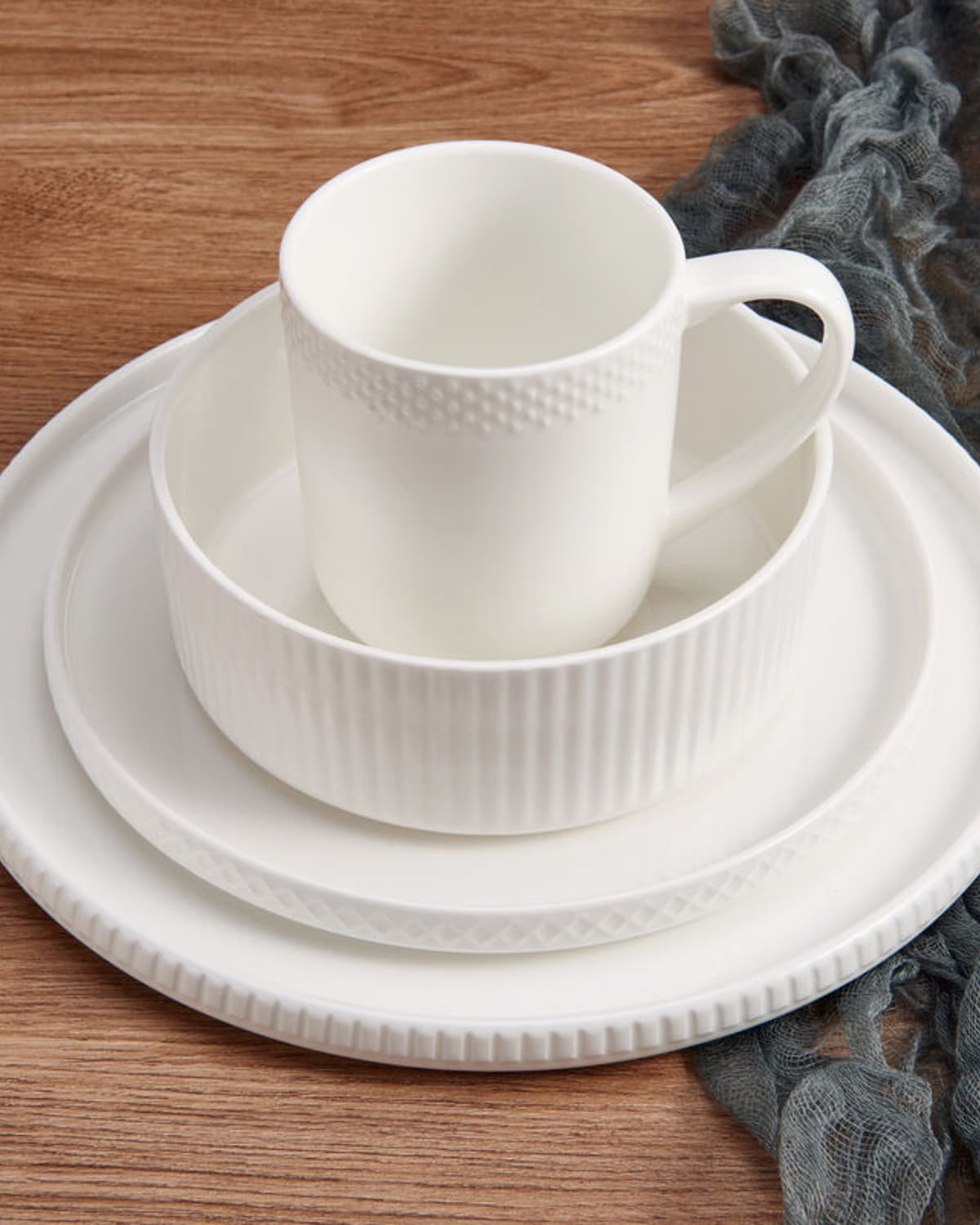 Marble 16-Piece Dinnerware Set | Neiman Marcus