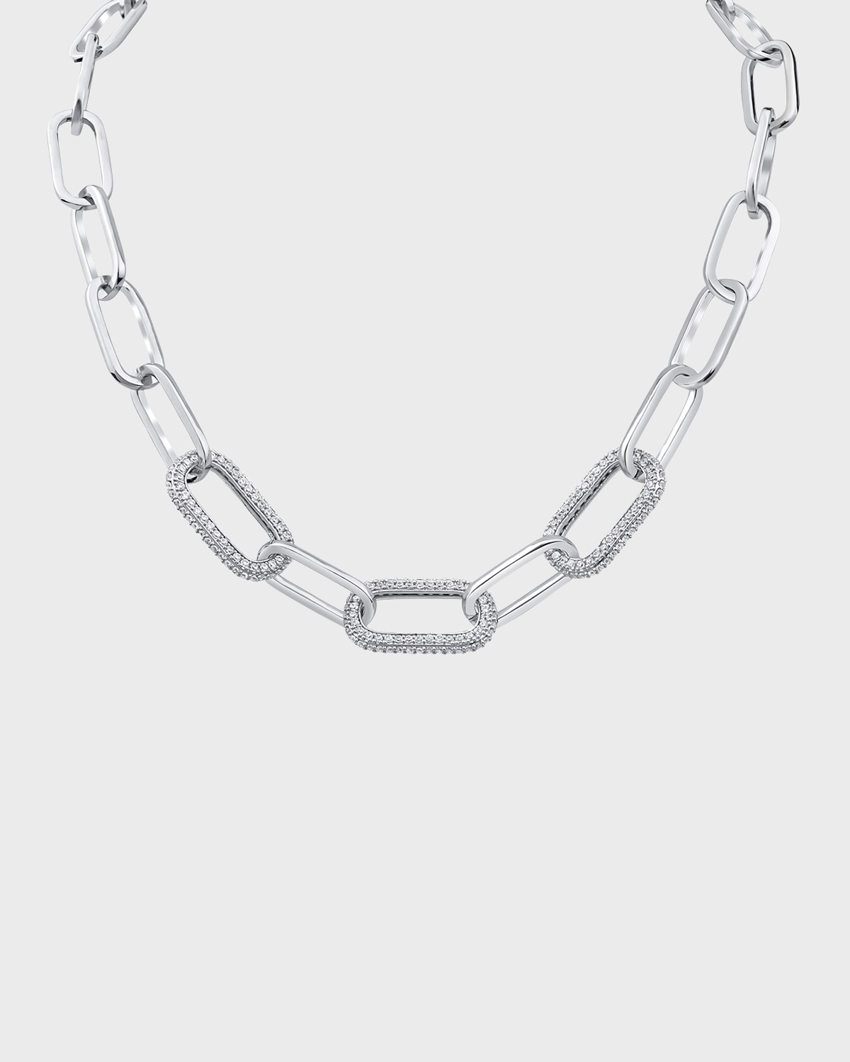 Rhodium Chain Necklace | Neiman Marcus