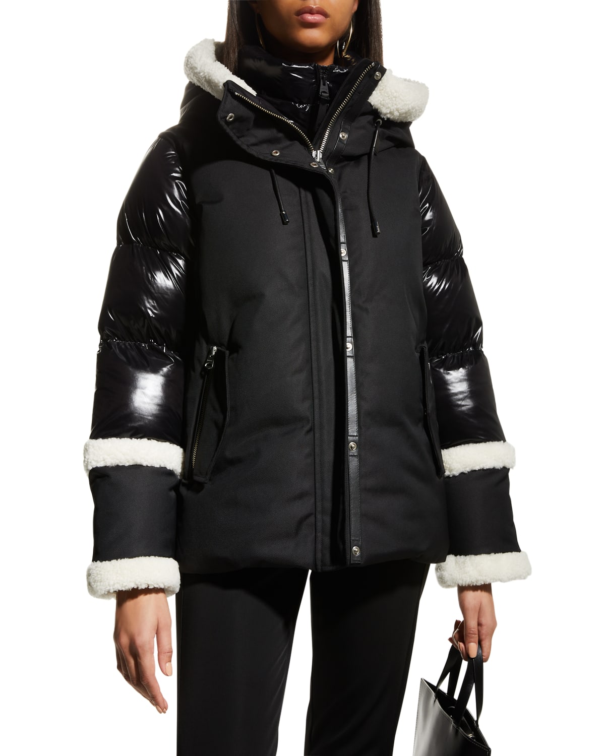 Leather Shearling Jacket | Neiman Marcus