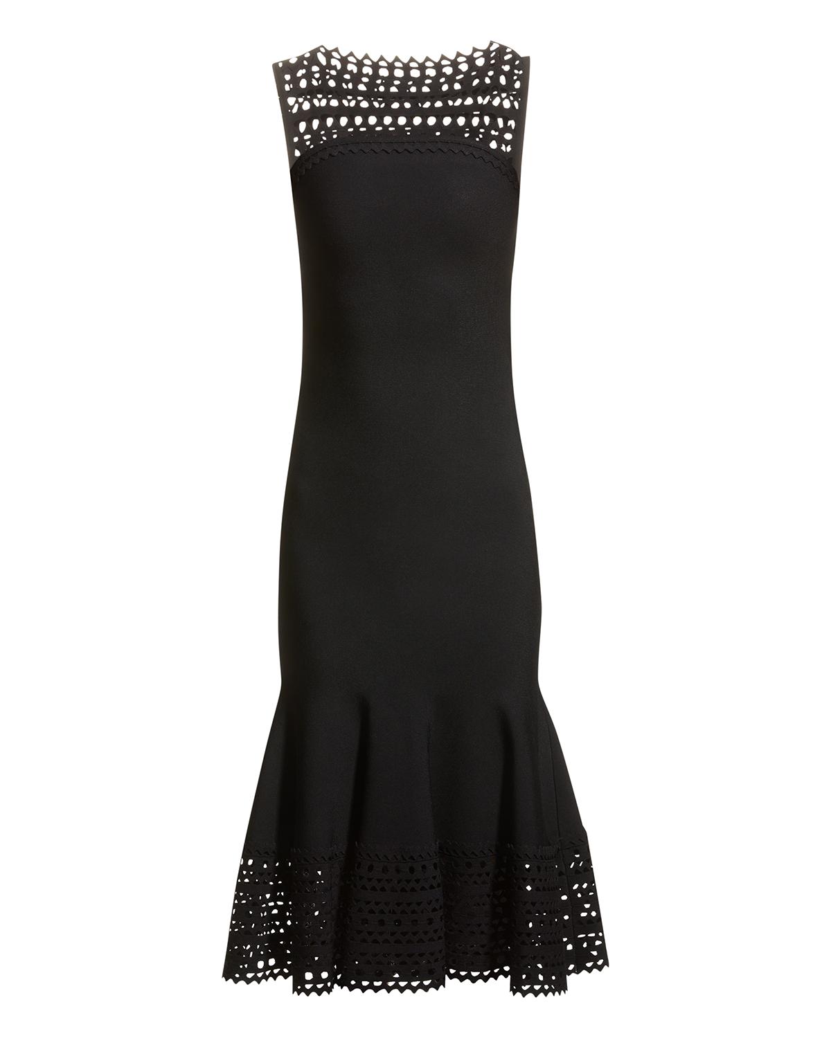 Laser Cut Dress | Neiman Marcus