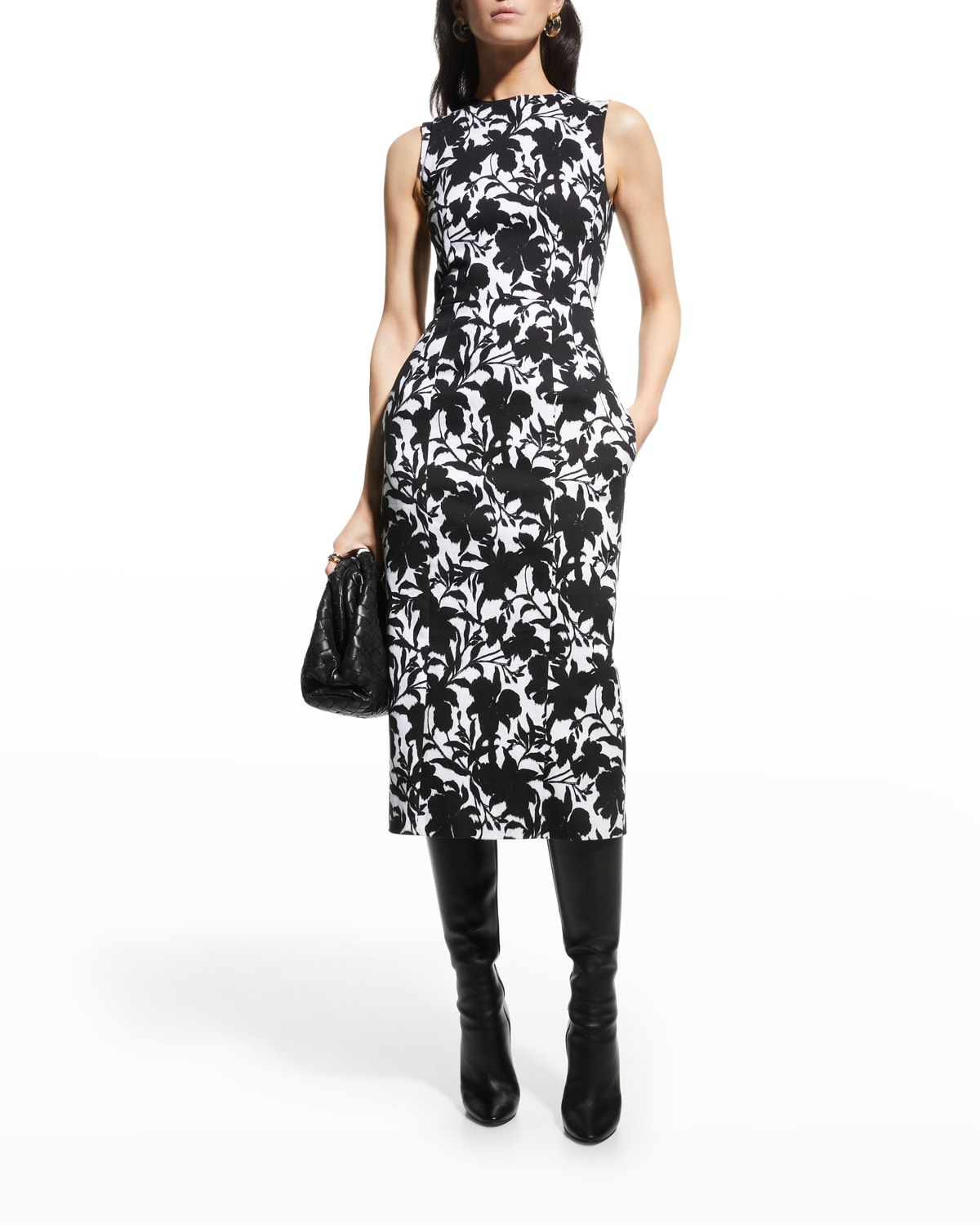 Black Sheath Dress | Neiman Marcus