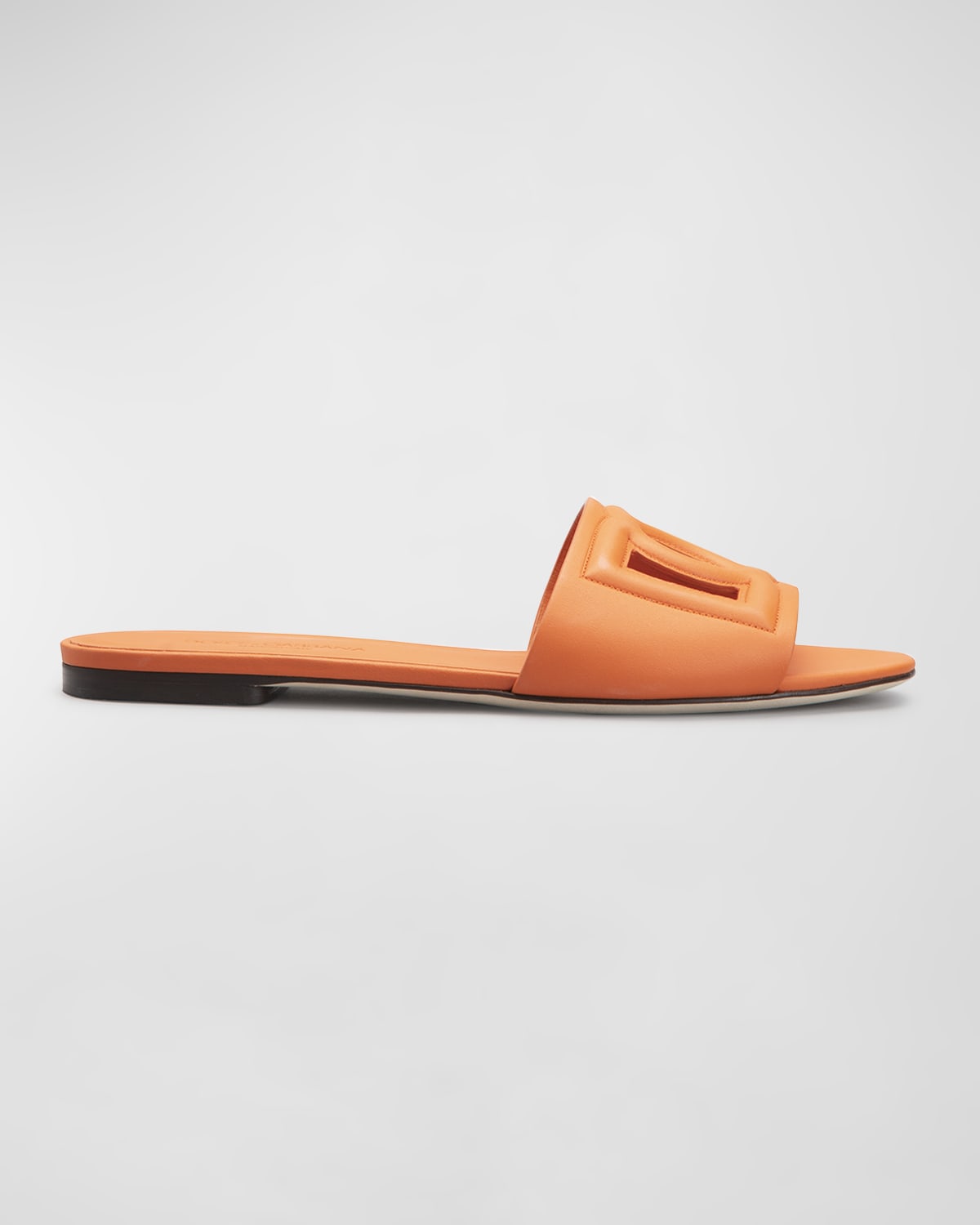 Orange Flat Sandal | Neiman Marcus