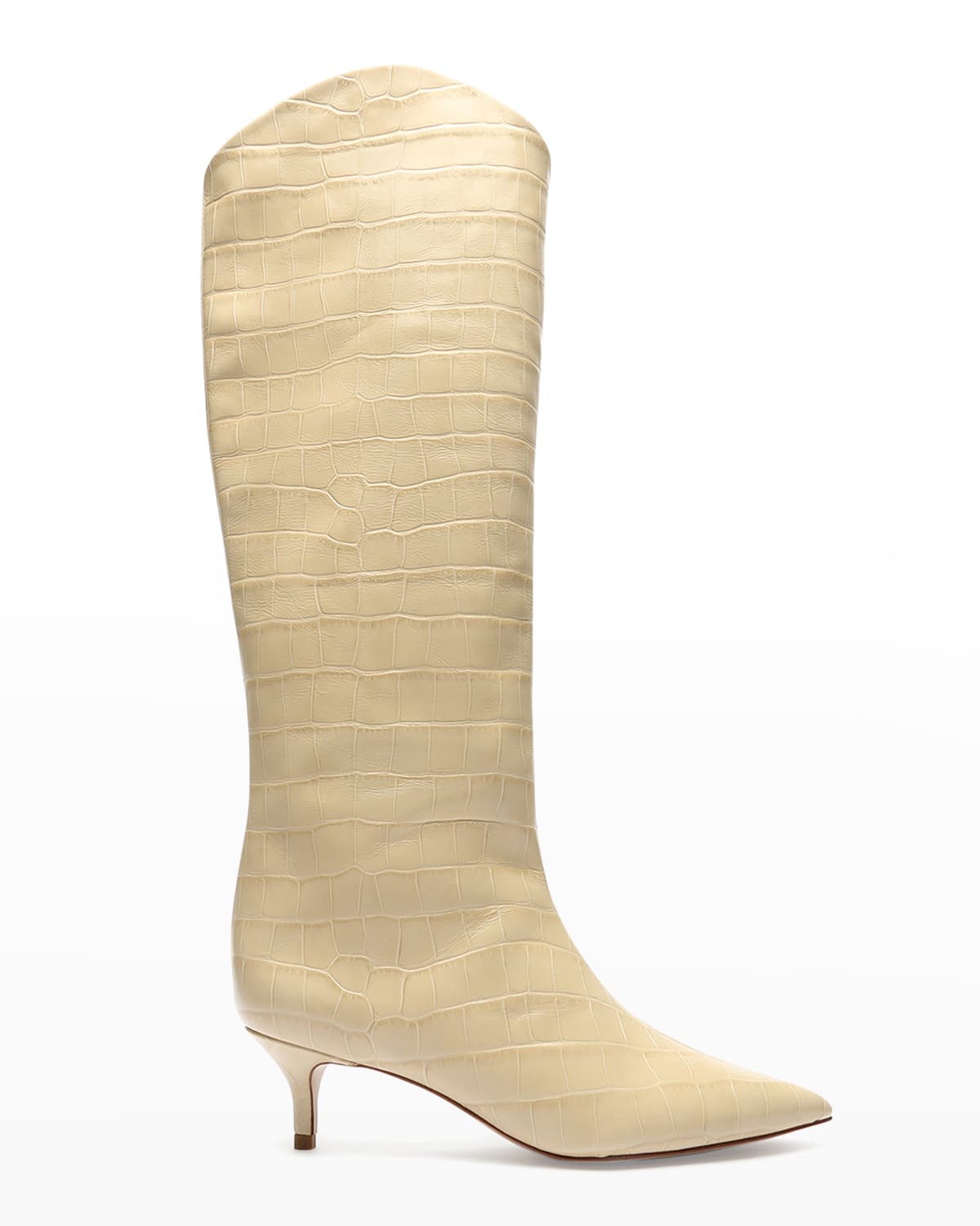 Pointed Toe Leather Boot | Neiman Marcus