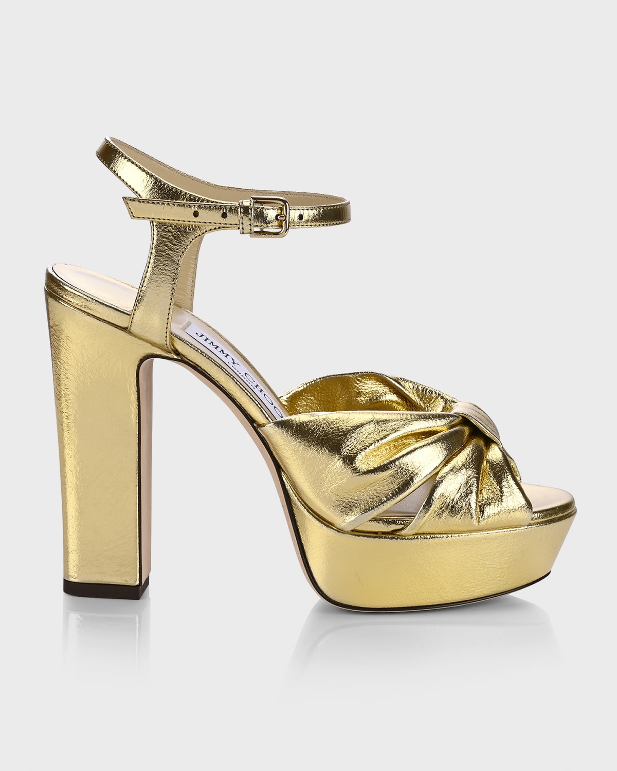 Gold Platform Sandal | Neiman Marcus