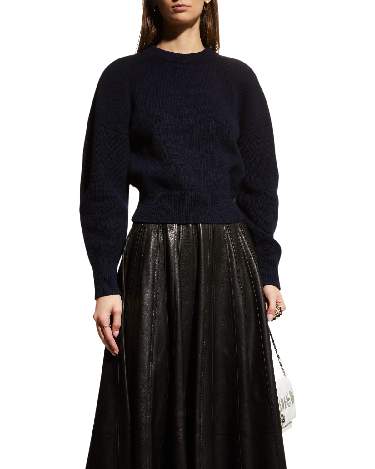 Ribbed Hem Sweater | Neiman Marcus