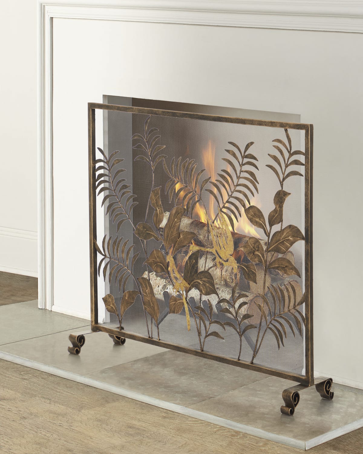 Medallion Fireplace Screen | Neiman Marcus