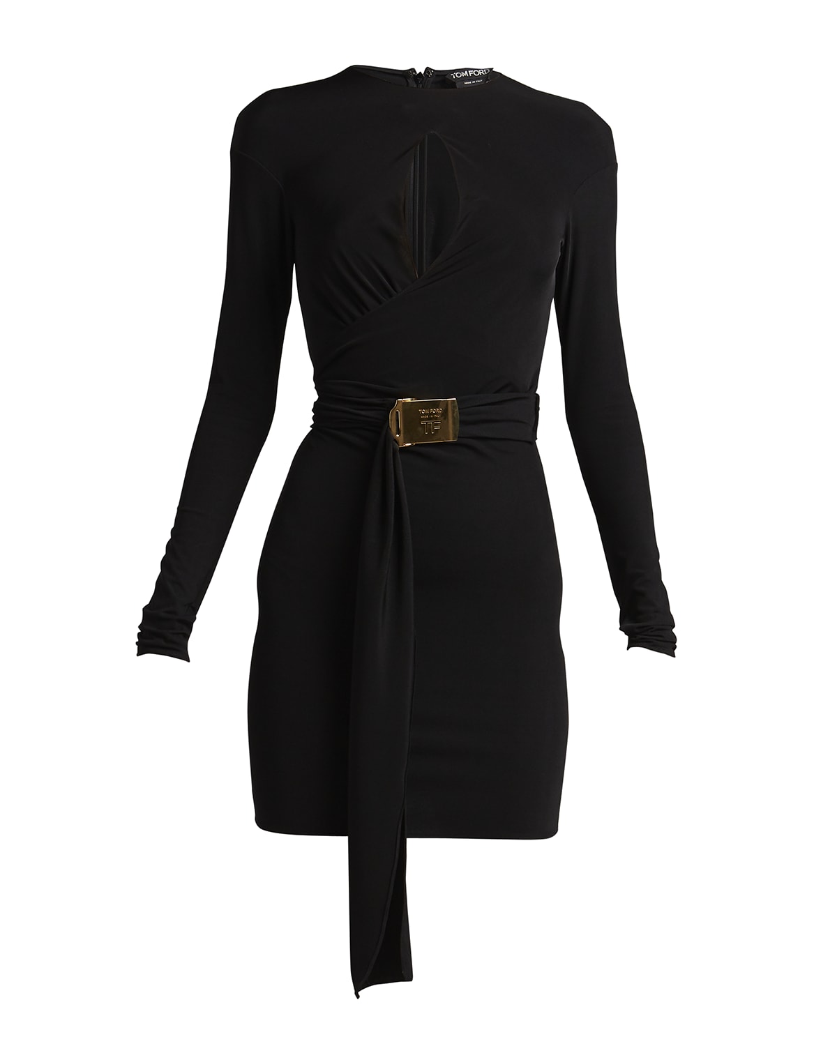 Black Belted Dress | Neiman Marcus