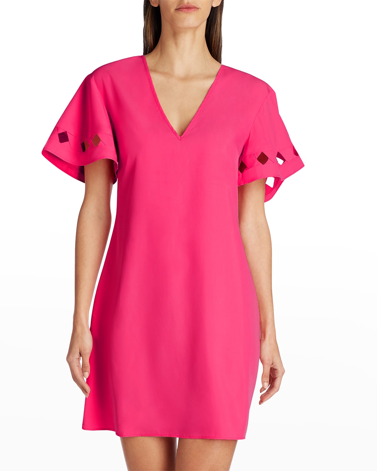 Laser Cut Dress | Neiman Marcus