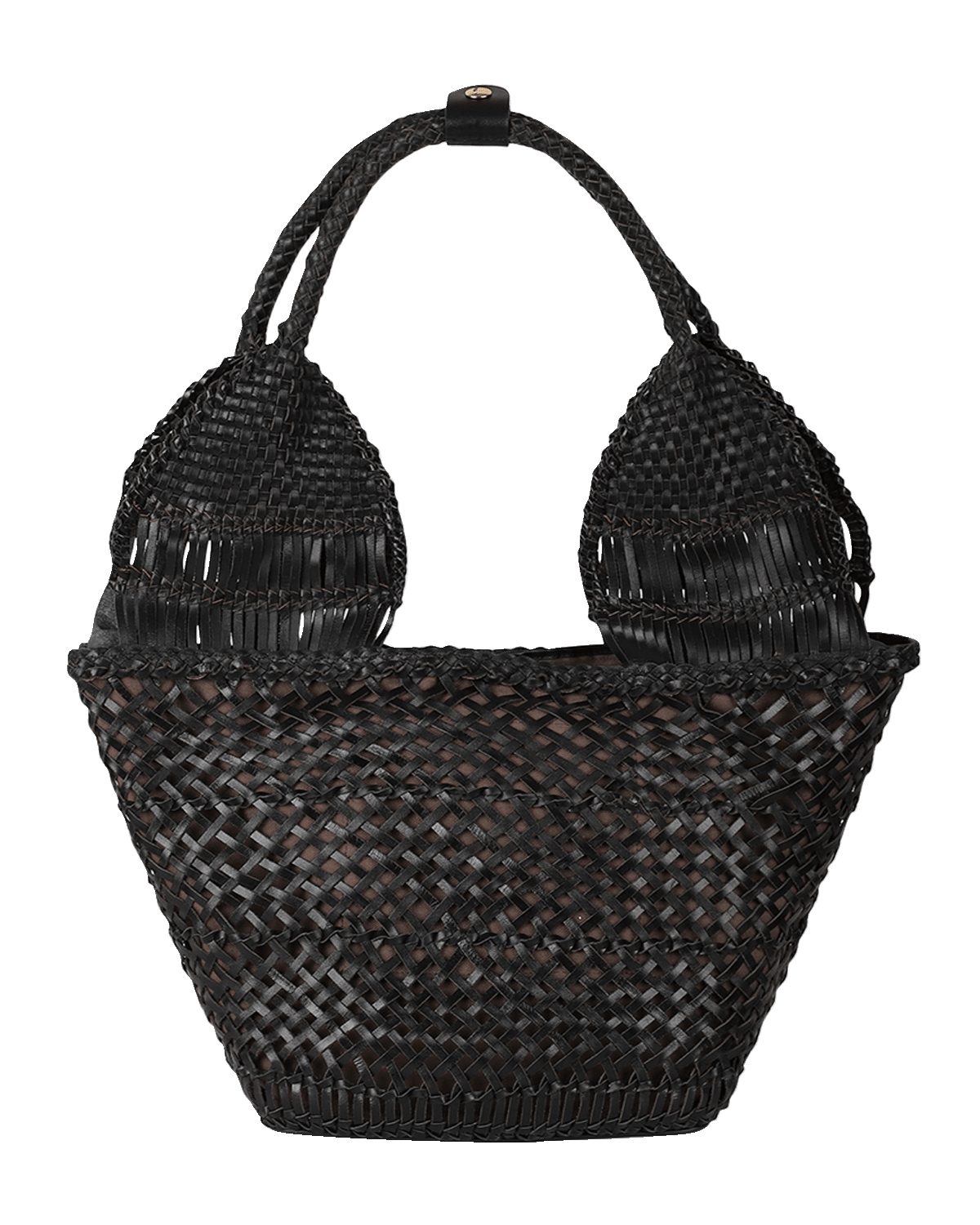 Manebi Mini Summer Raffia Top-Handle Bag | Neiman Marcus