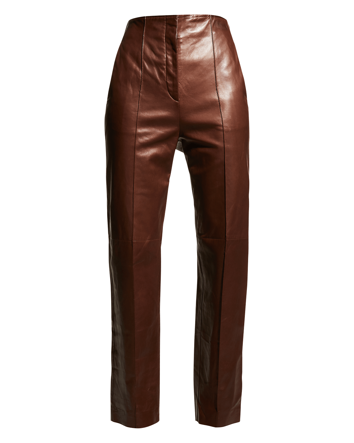 Lapointe Faux Leather Belted Wide Leg Pants Neiman Marcus