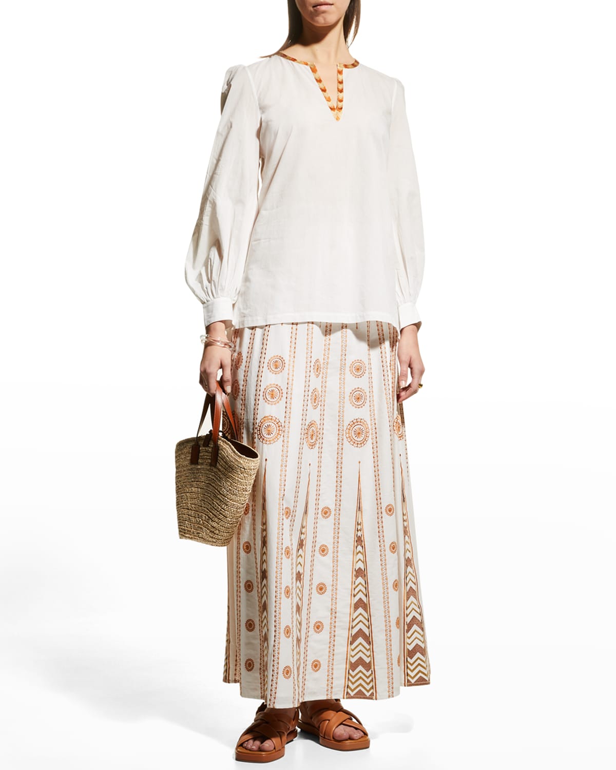 Womens Embroidered Top | Neiman Marcus