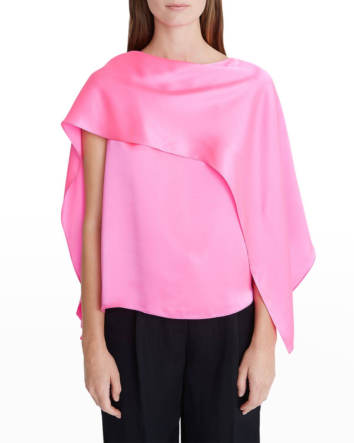 Acetate Draped Top | Neiman Marcus