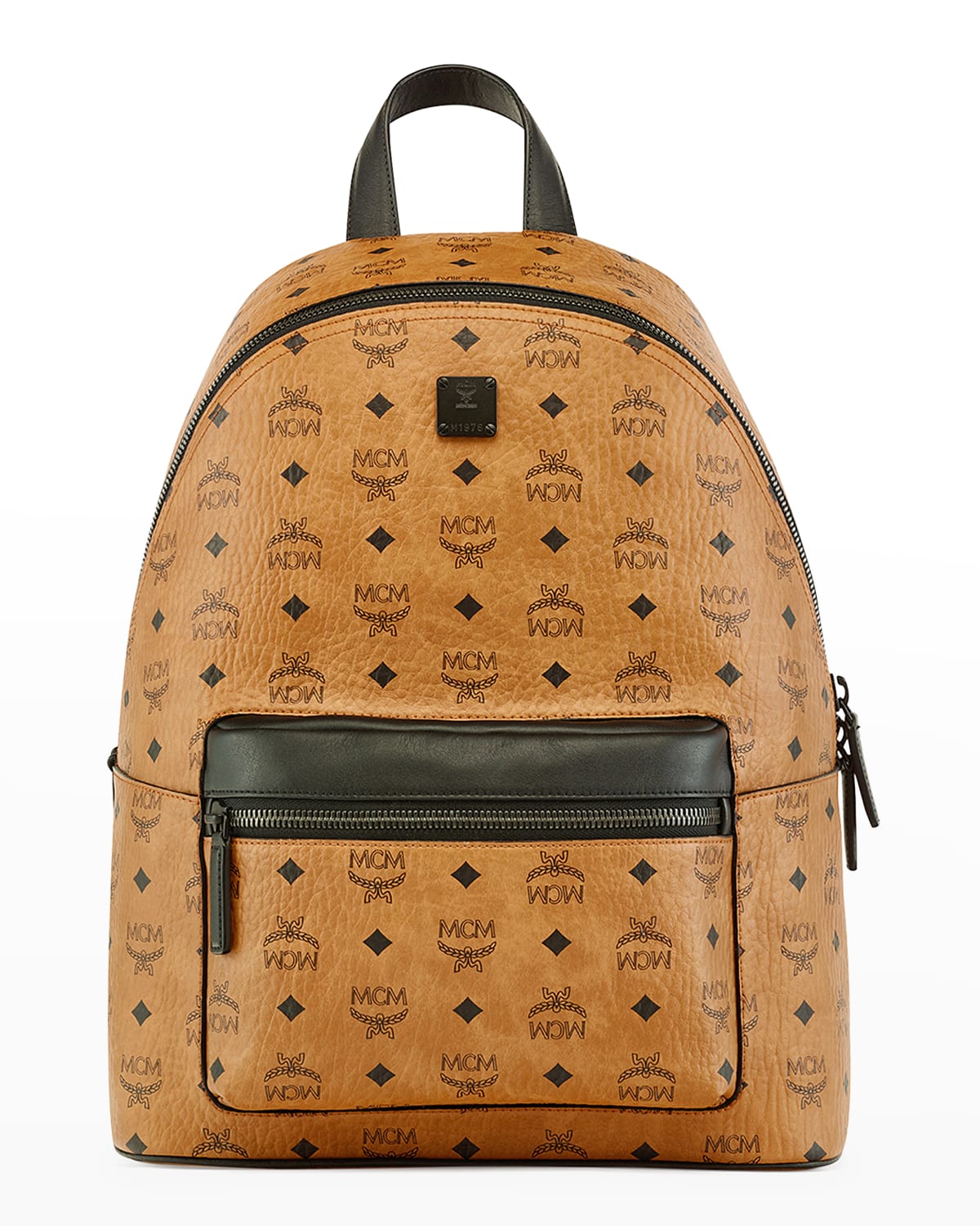 MCM Men's Mixed Visetos Logo Backpack | Neiman Marcus