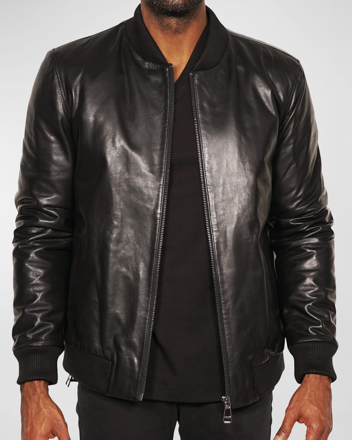 Black Leather Jacket | Neiman Marcus