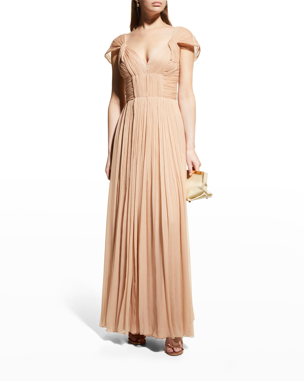 Silk Chiffon Gown | Neiman Marcus