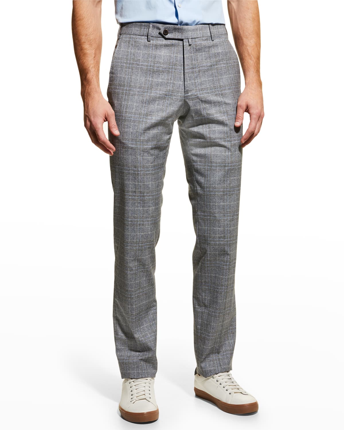 Wool Plaid Pants | Neiman Marcus