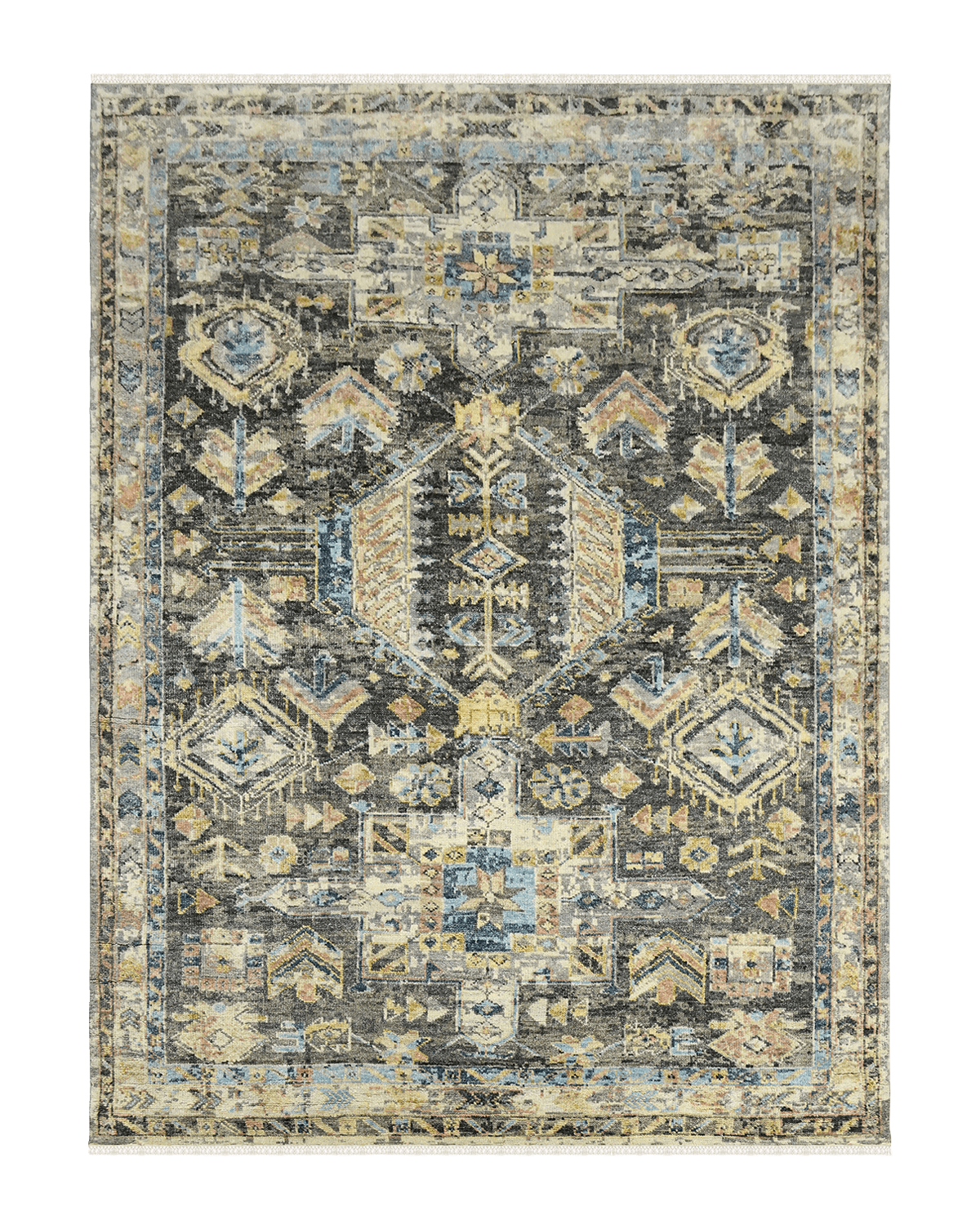 Exquisite Rugs x THE MET Antique Loom Rust & Black Rug, 10' x 14 ...