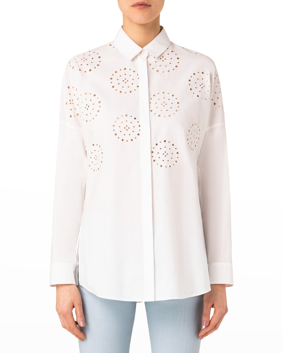 Womens Embroidered Top | Neiman Marcus