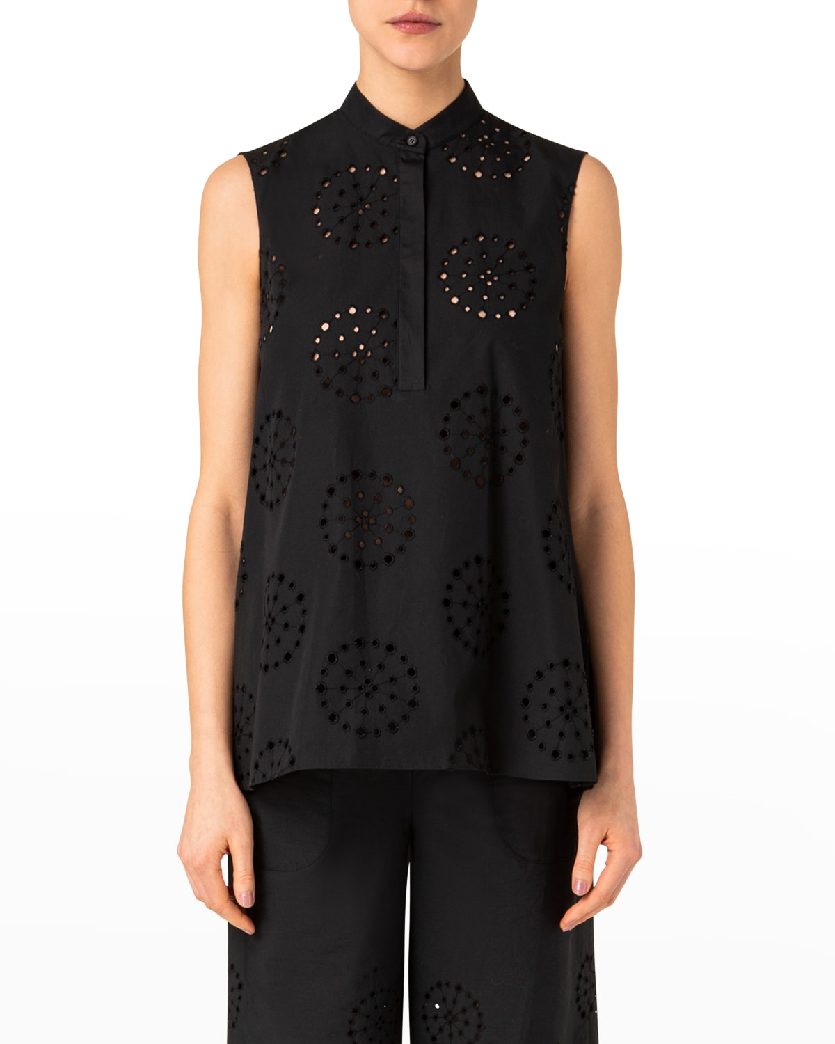 Womens Eyelet Top | Neiman Marcus