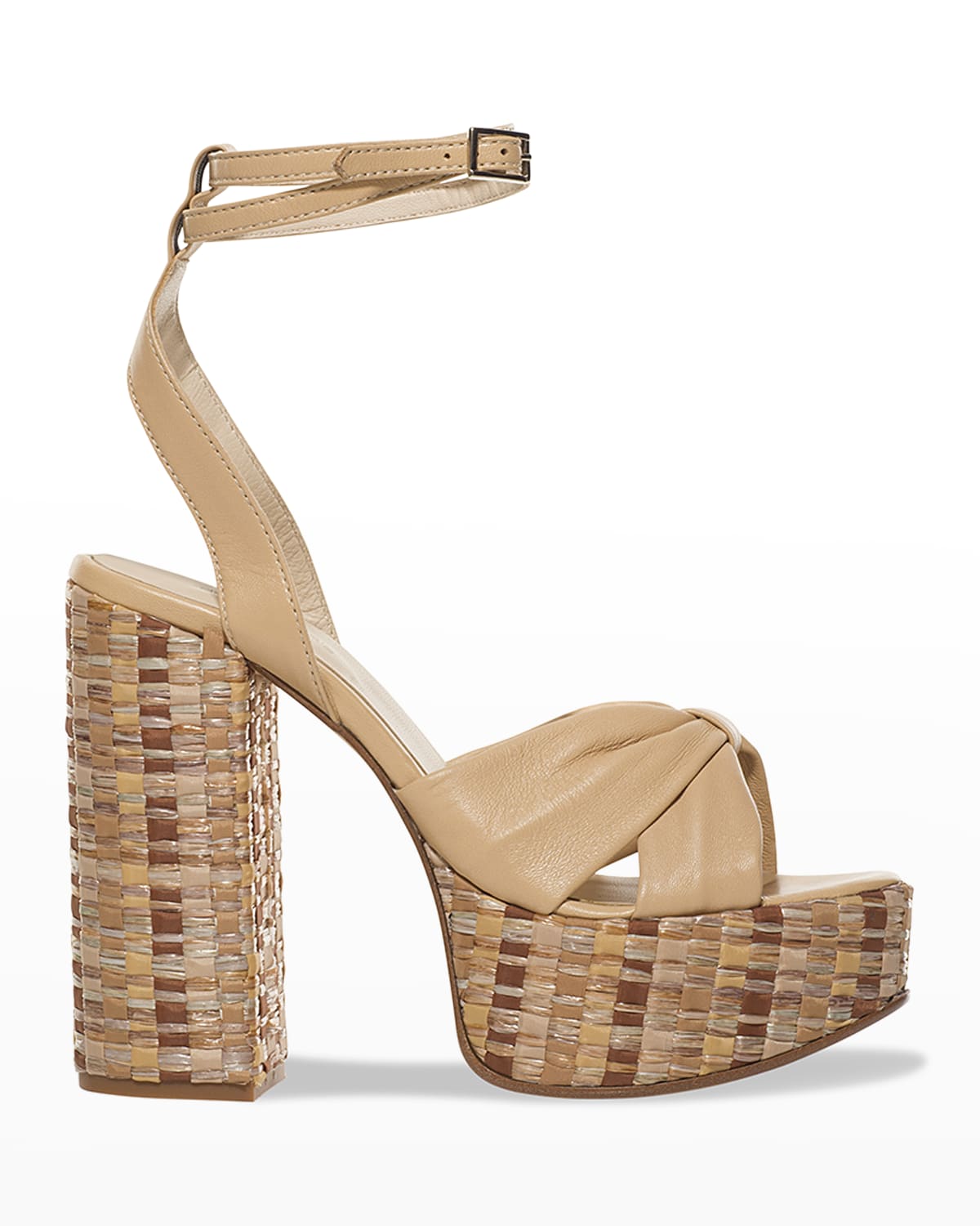 Gold Platform Sandal | Neiman Marcus