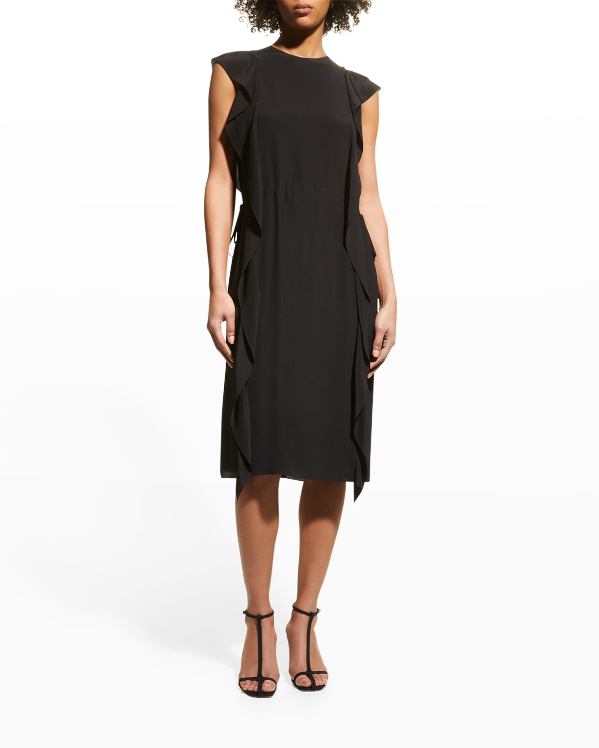 Cascade Ruffles Dress | Neiman Marcus