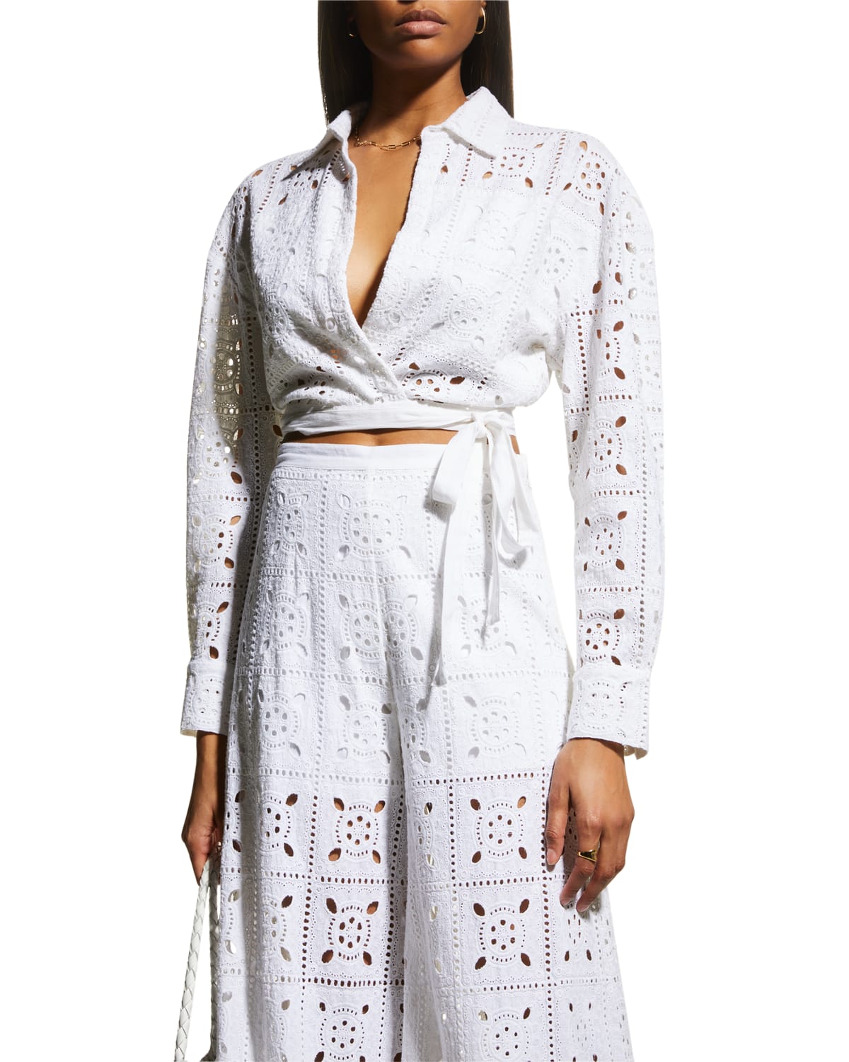 Womens Embroidered Top | Neiman Marcus