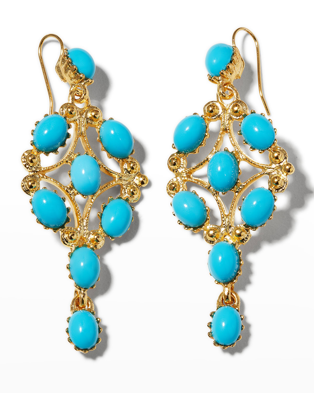 Gold Turquoise Earrings | Neiman Marcus
