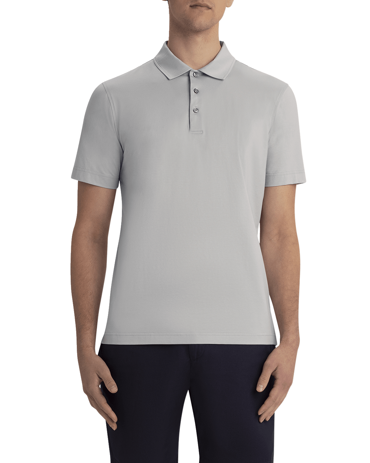 Bugatchi Men's Ooohcotton Tech Victor Marble Polo Shirt | Neiman Marcus