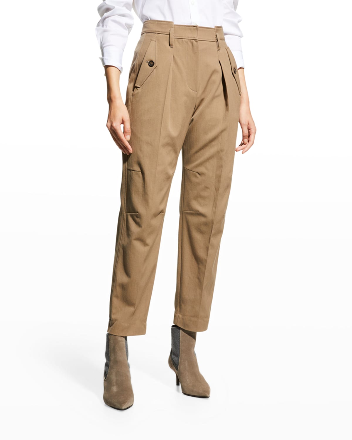 Back Zip Pants | Neiman Marcus