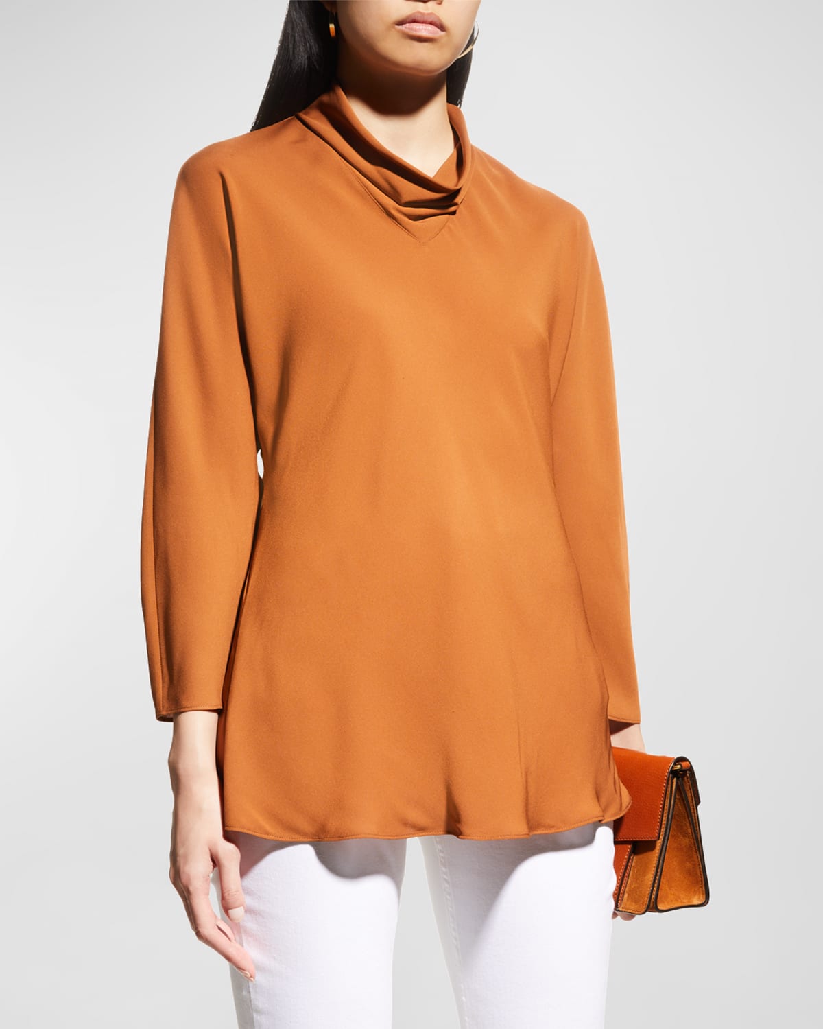 Cowl Neck Top | Neiman Marcus