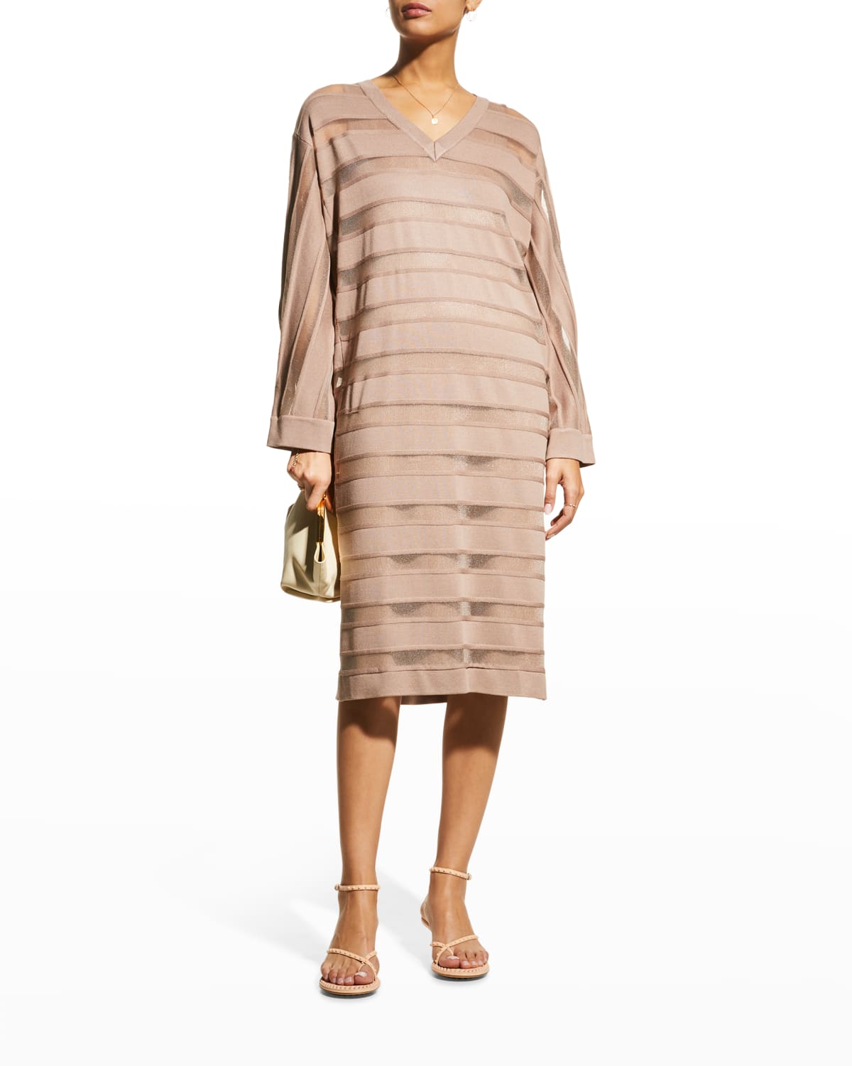 Misook V-neck Dress | Neiman Marcus