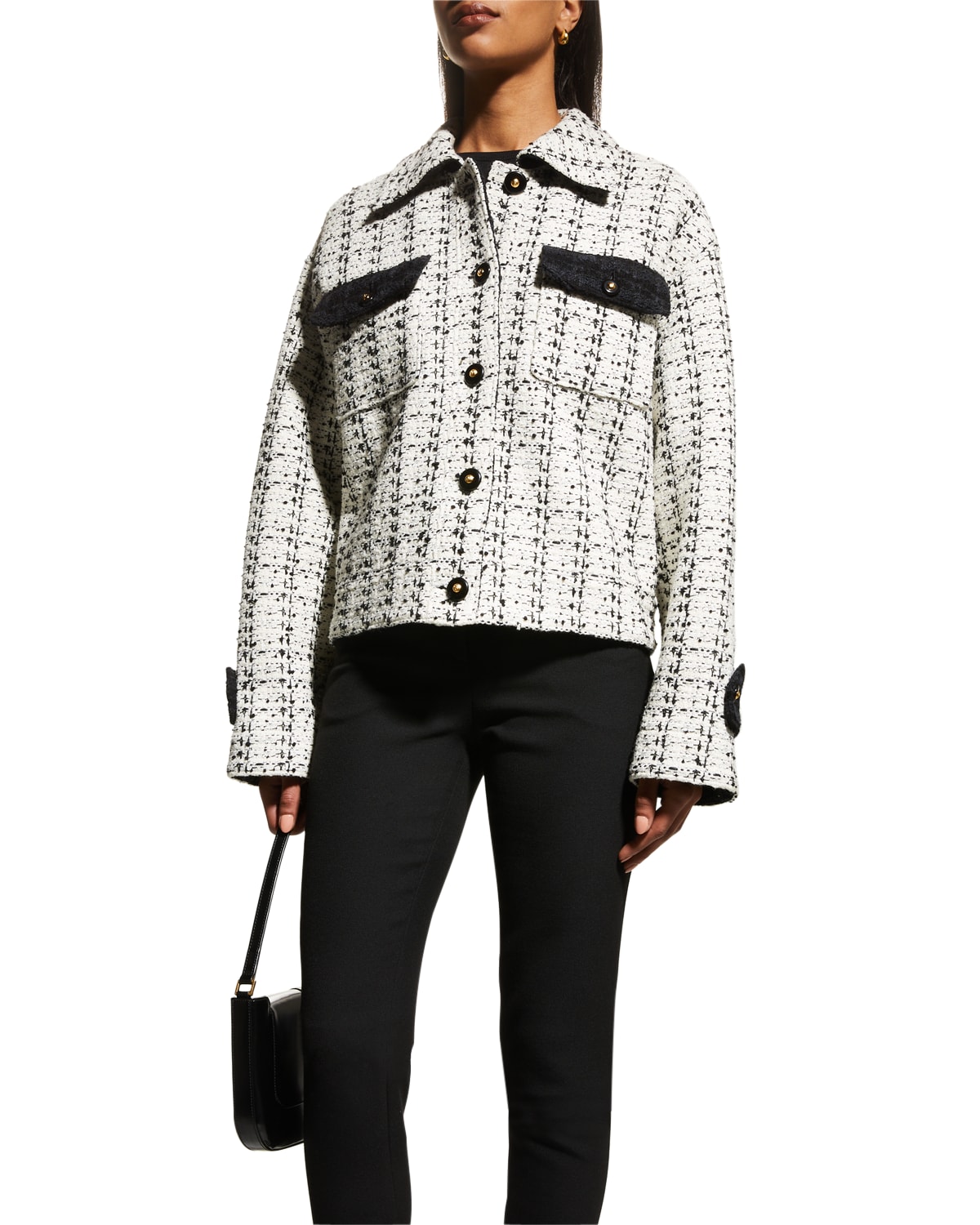 Cotton Tweed Jacket | Neiman Marcus
