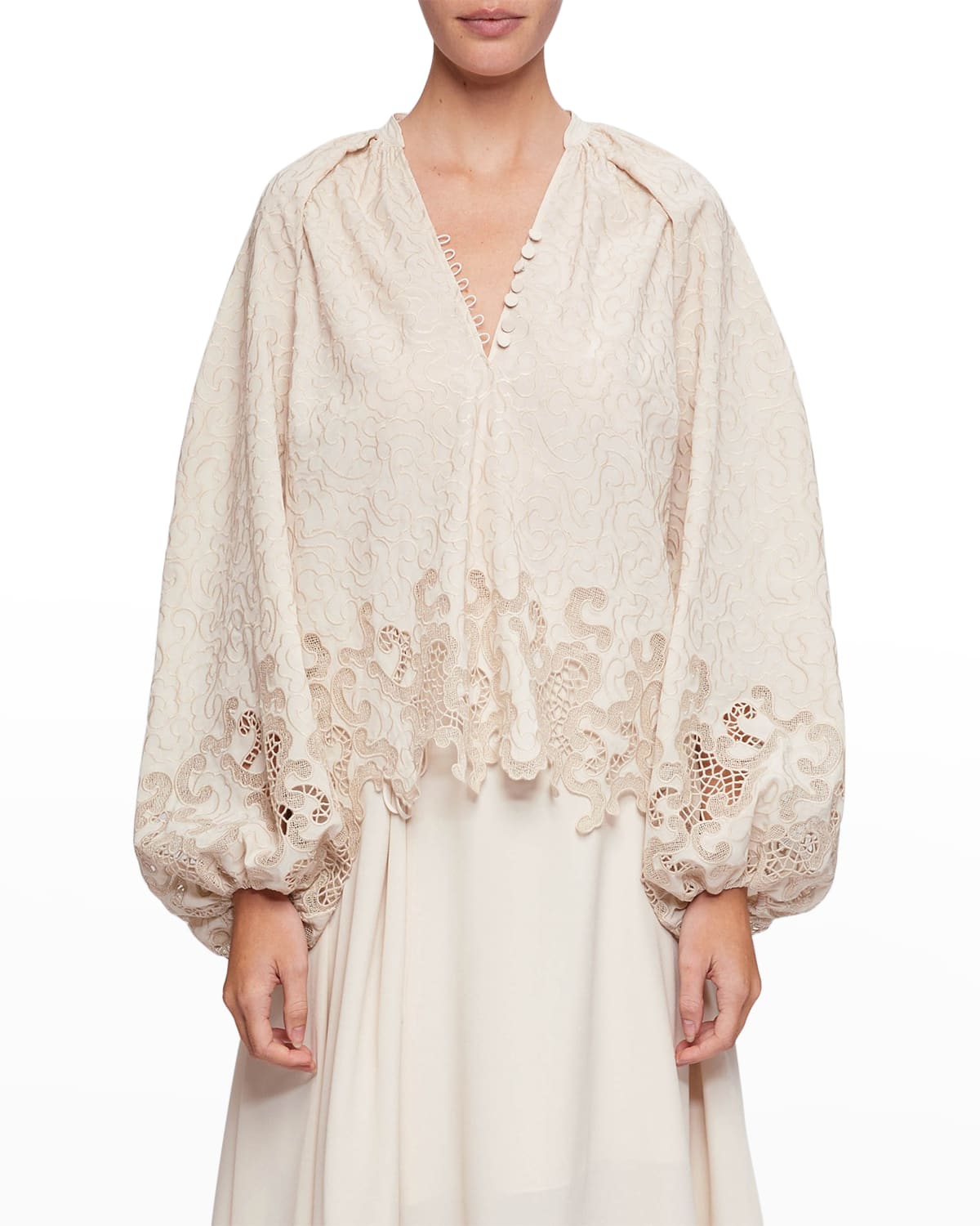 Womens Embroidered Top | Neiman Marcus