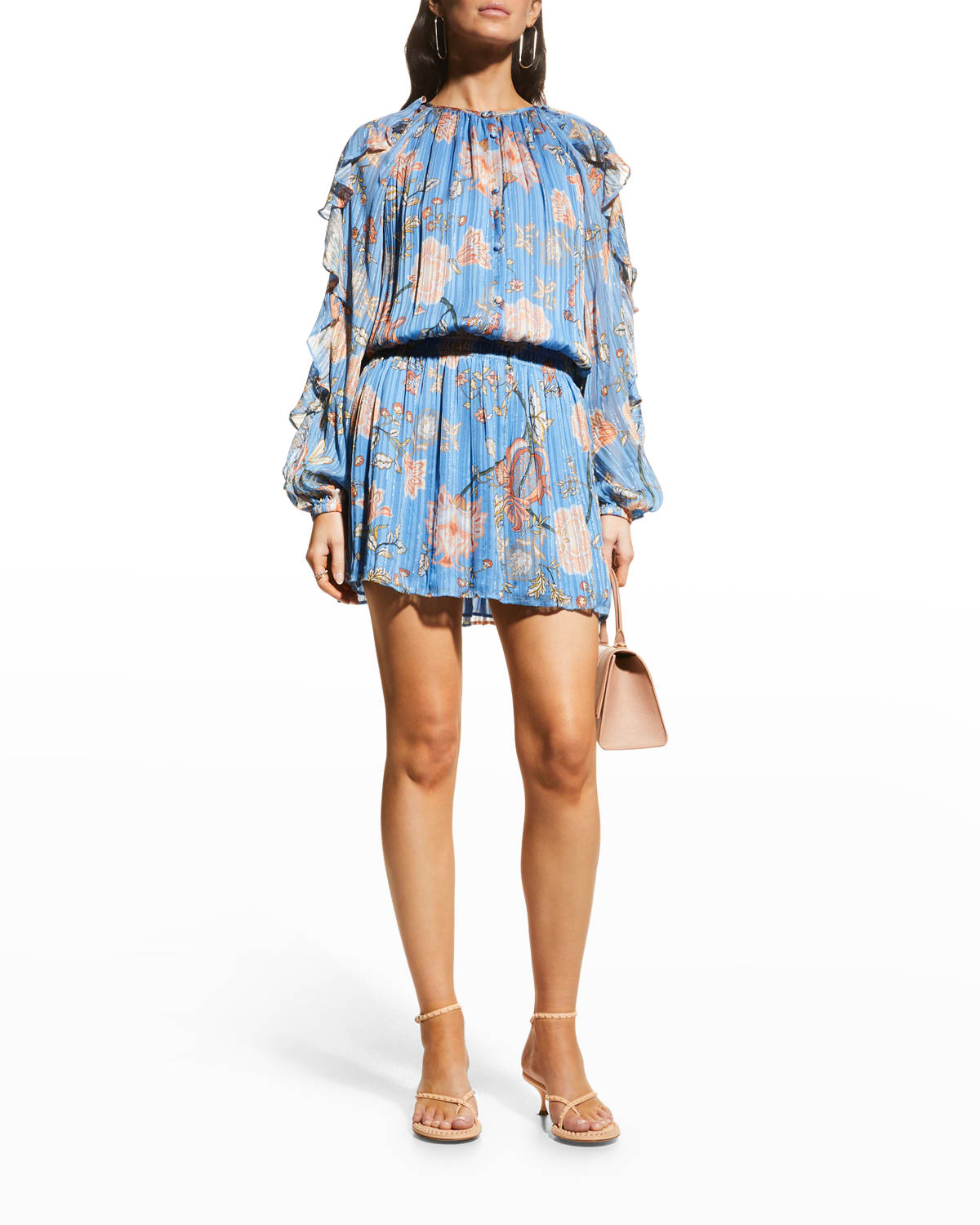 Ramy Brook Printed Hamilton Blouson Dress