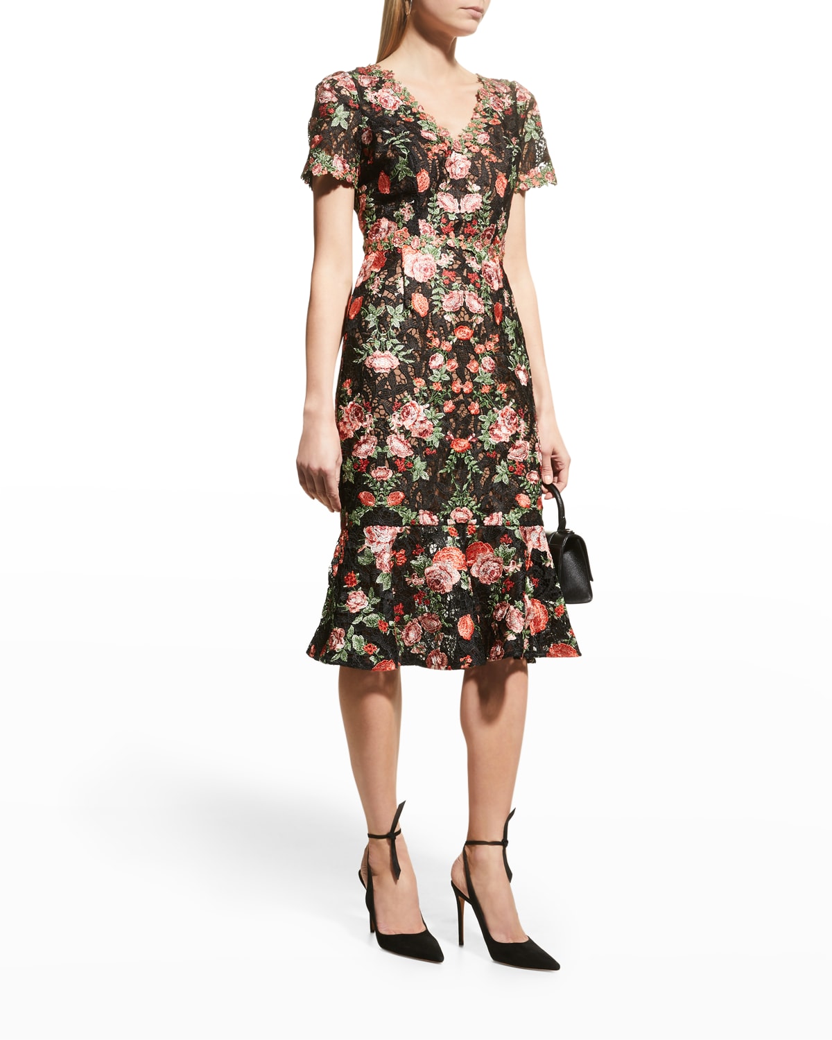Lace Cocktail Dress | Neiman Marcus